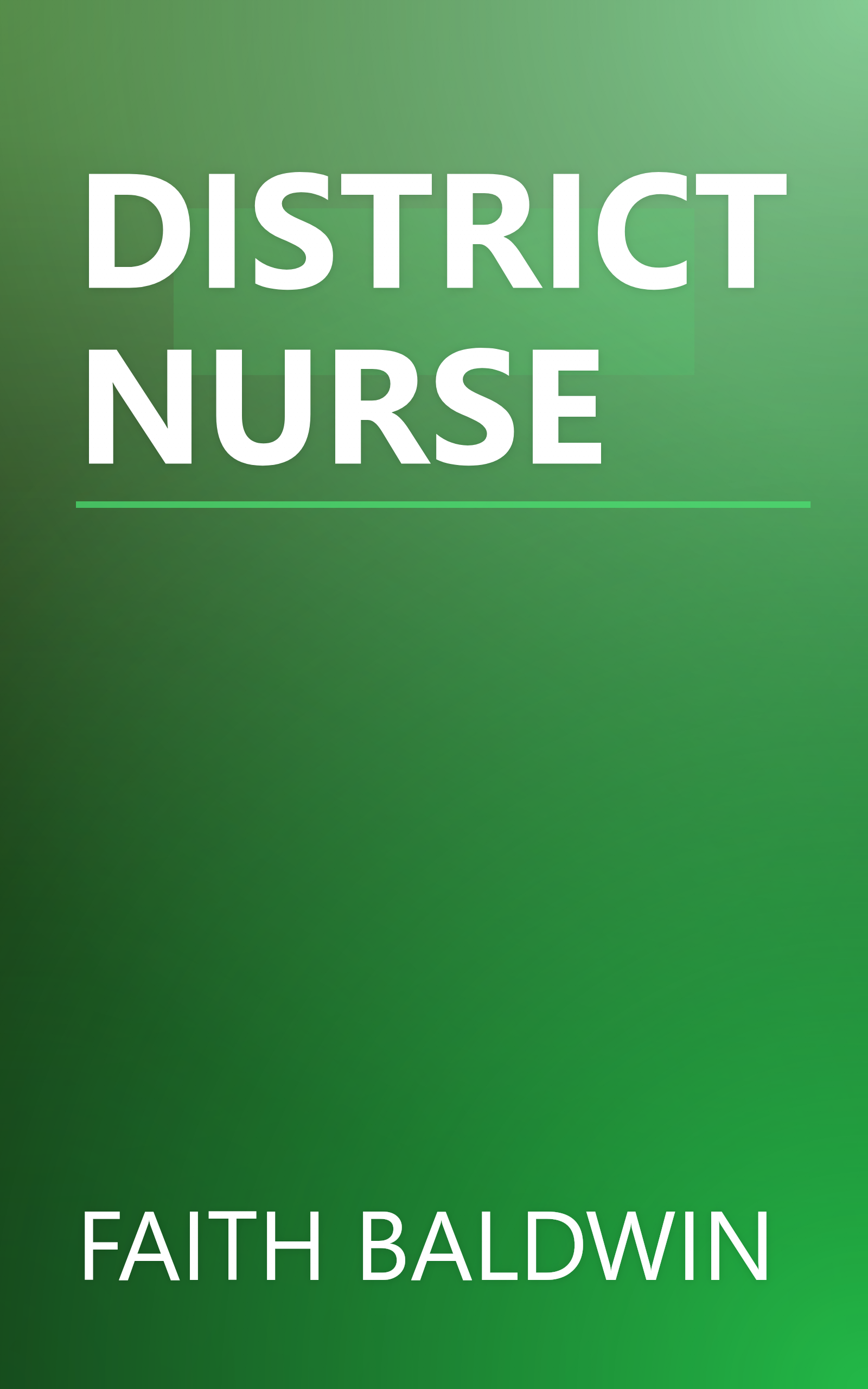 DISTRICT NURSE book cover