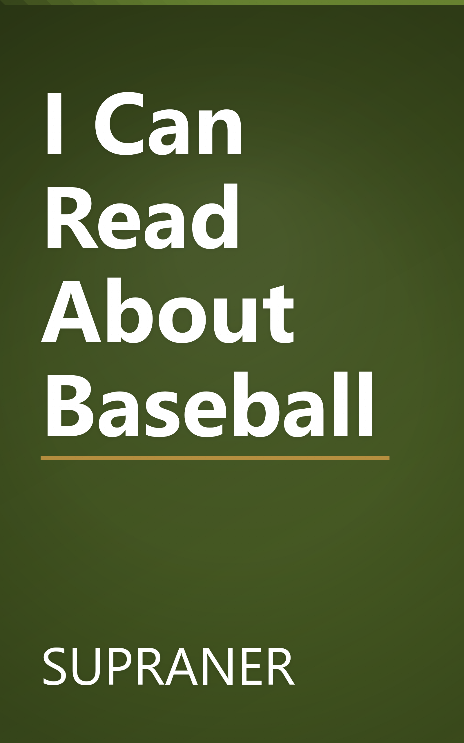 I Can Read About Baseball book cover