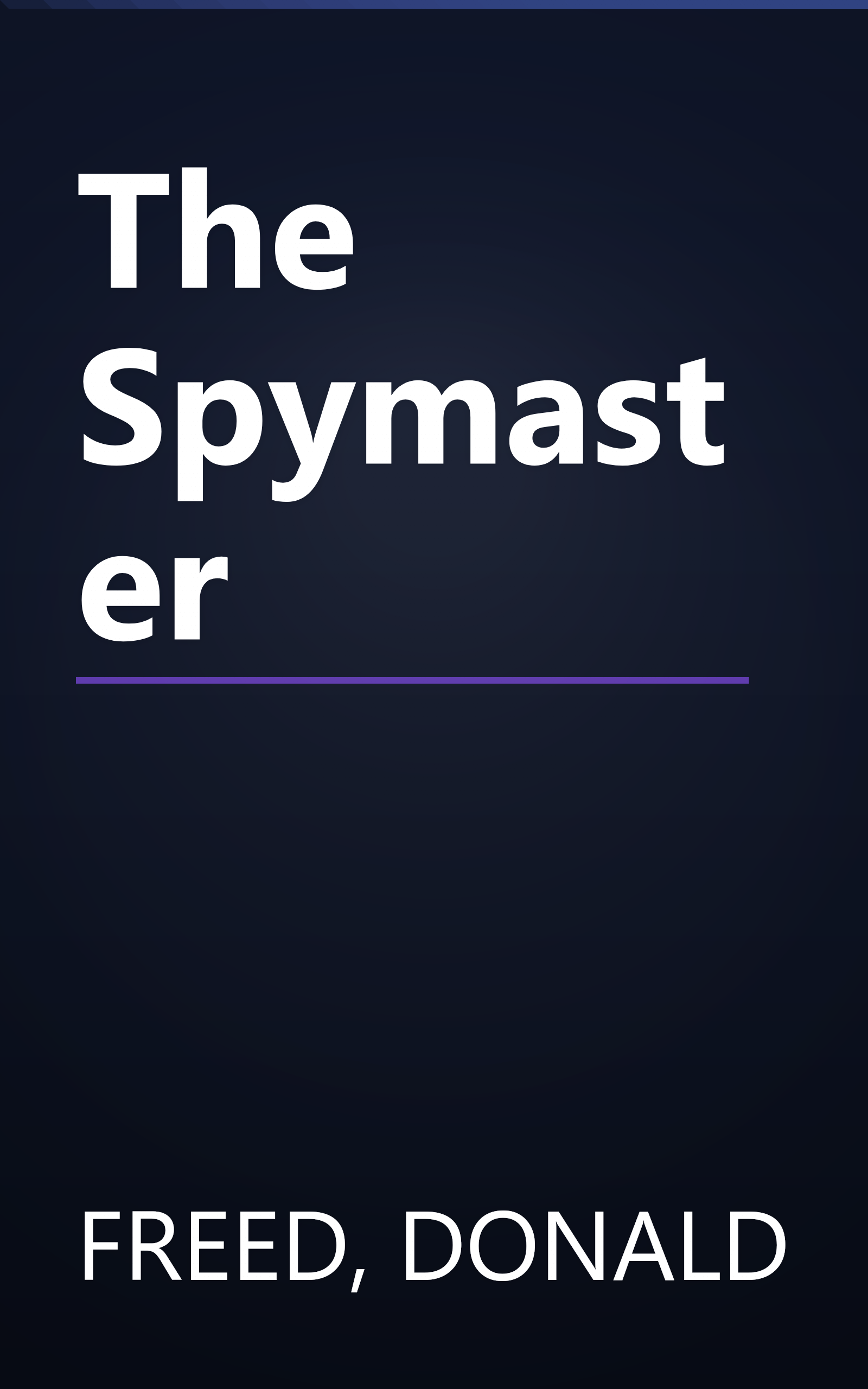 The Spymaster book cover