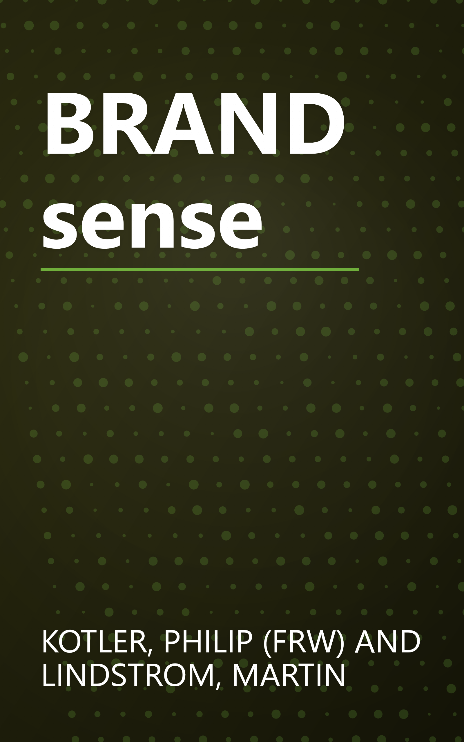 BRAND sense book cover