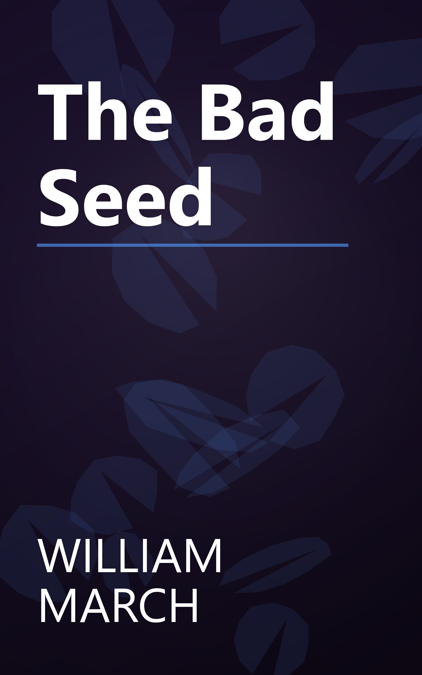 The Bad Seed book cover