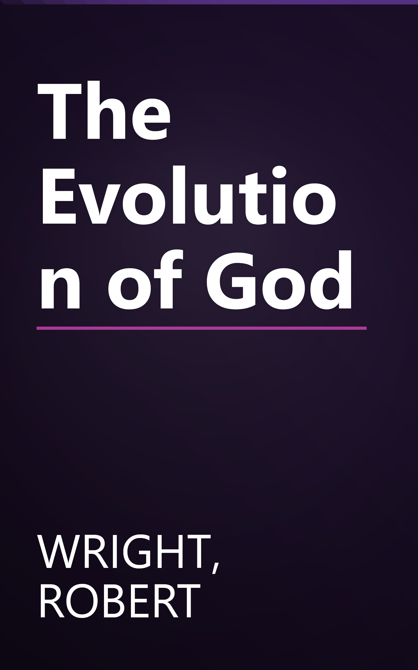 The Evolution of God book cover