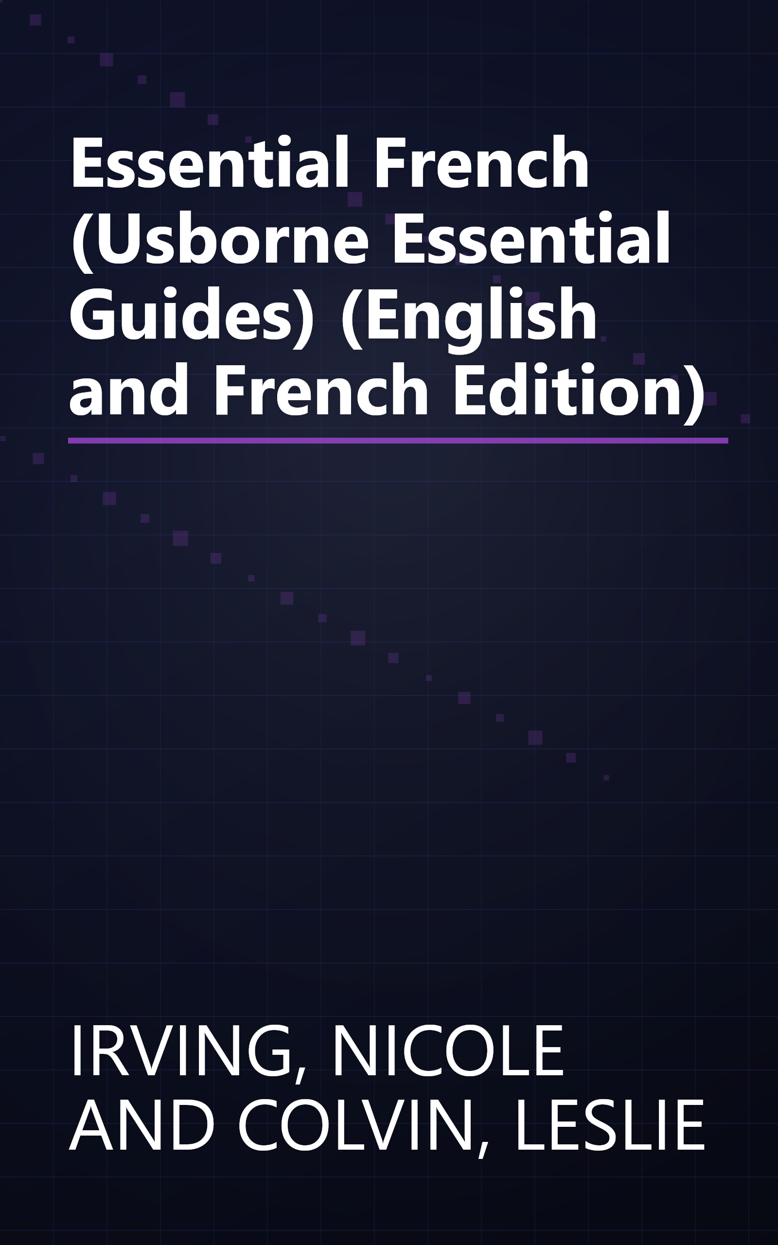 Essential French (Usborne Essential Guides) (English and French Edition) book cover