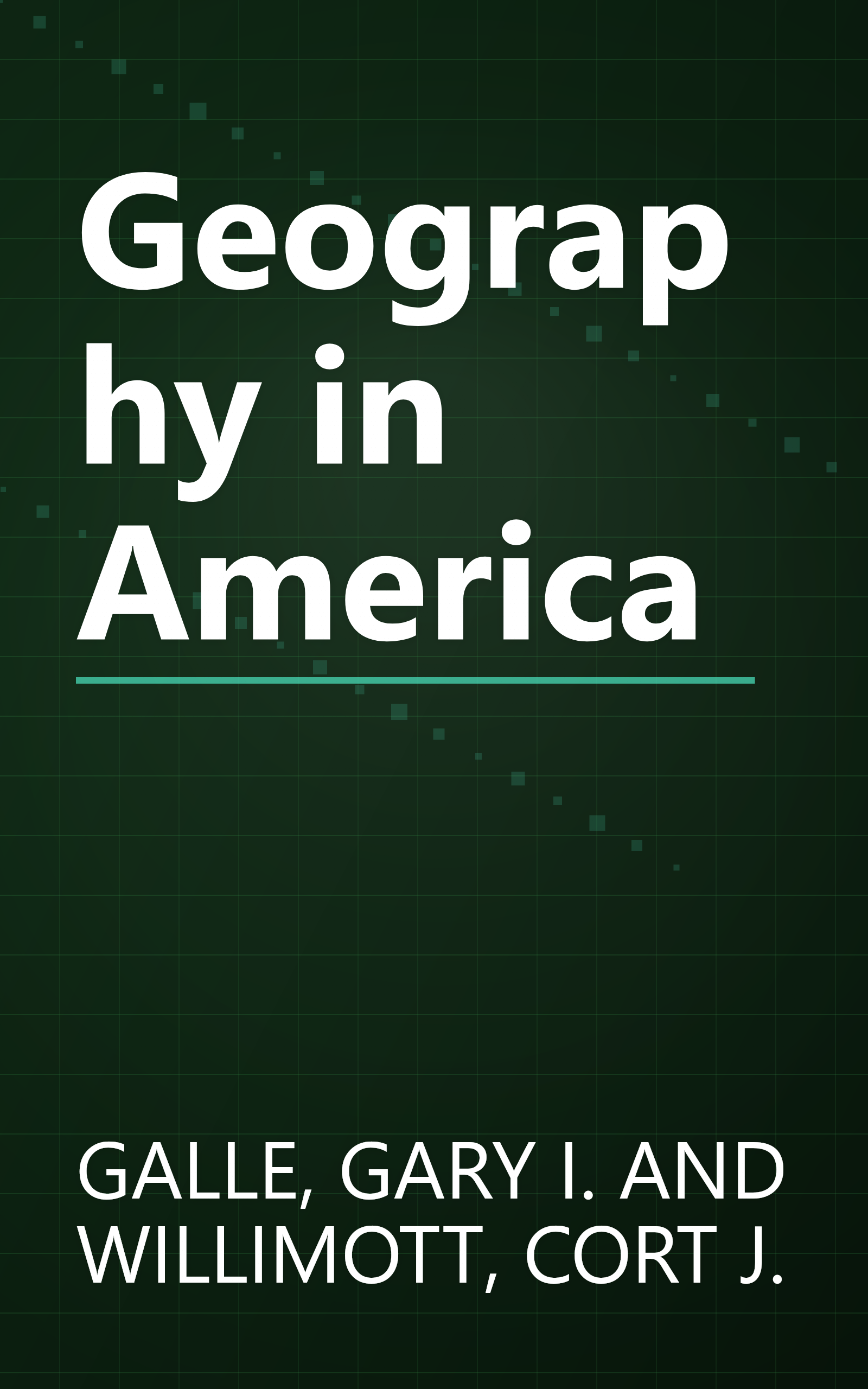 Geography in America book cover