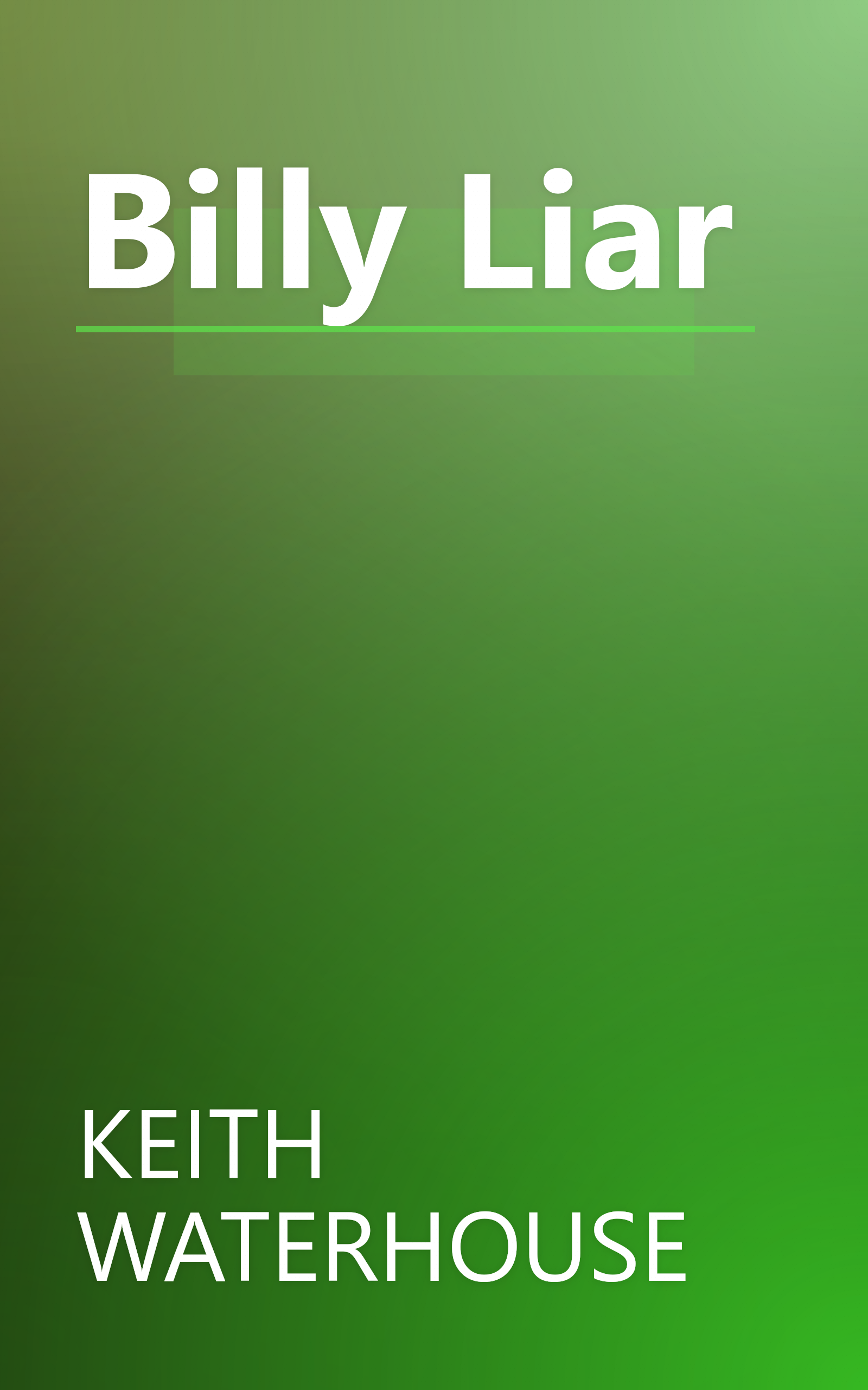 Billy Liar book cover