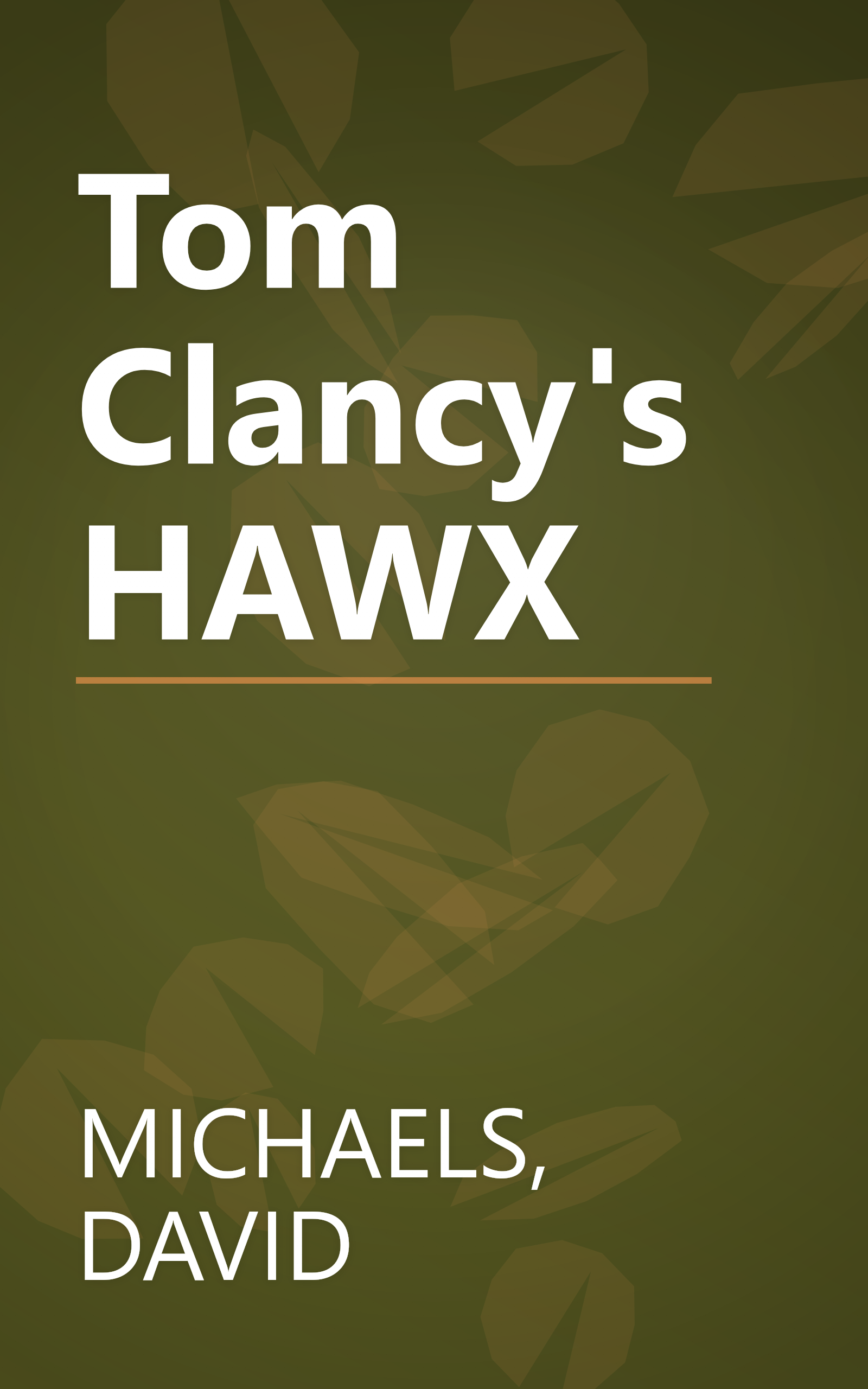 Tom Clancy's HAWX book cover