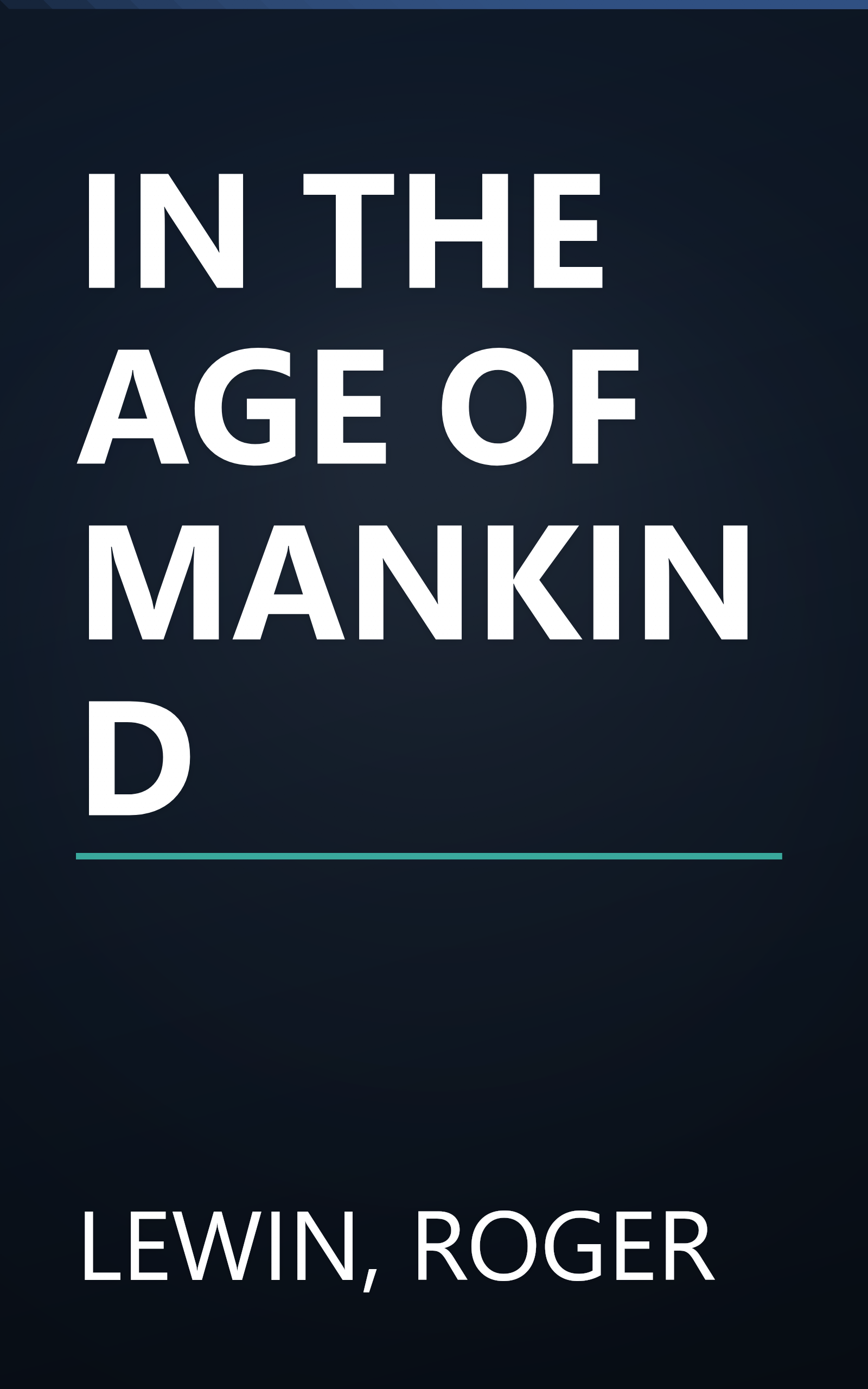 IN THE AGE OF MANKIND book cover