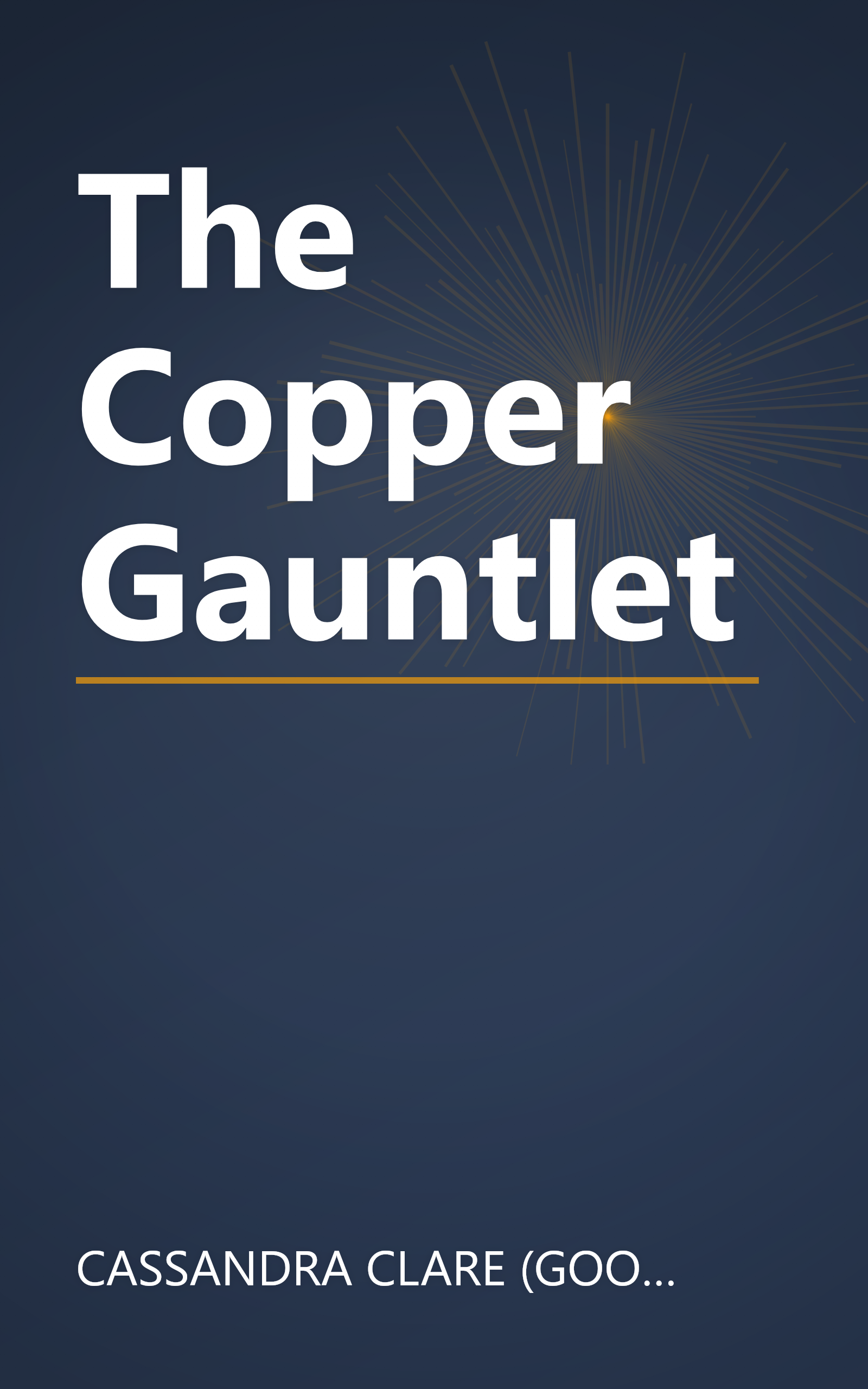 The Copper Gauntlet book cover
