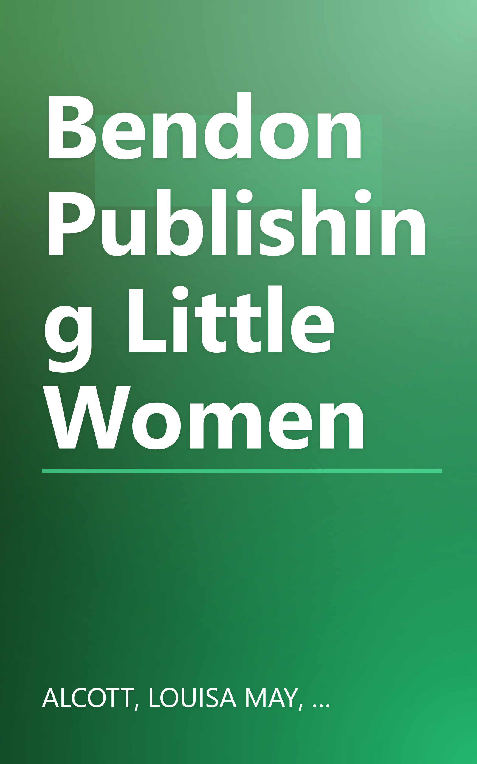 Bendon Publishing Little Women book cover