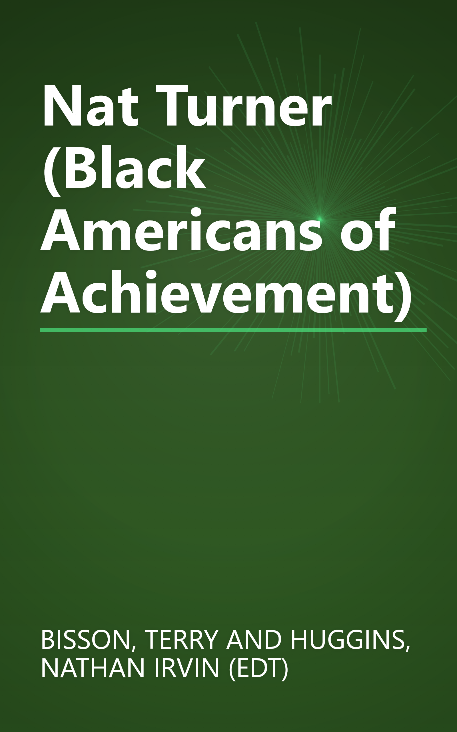 Nat Turner (Black Americans of Achievement) book cover