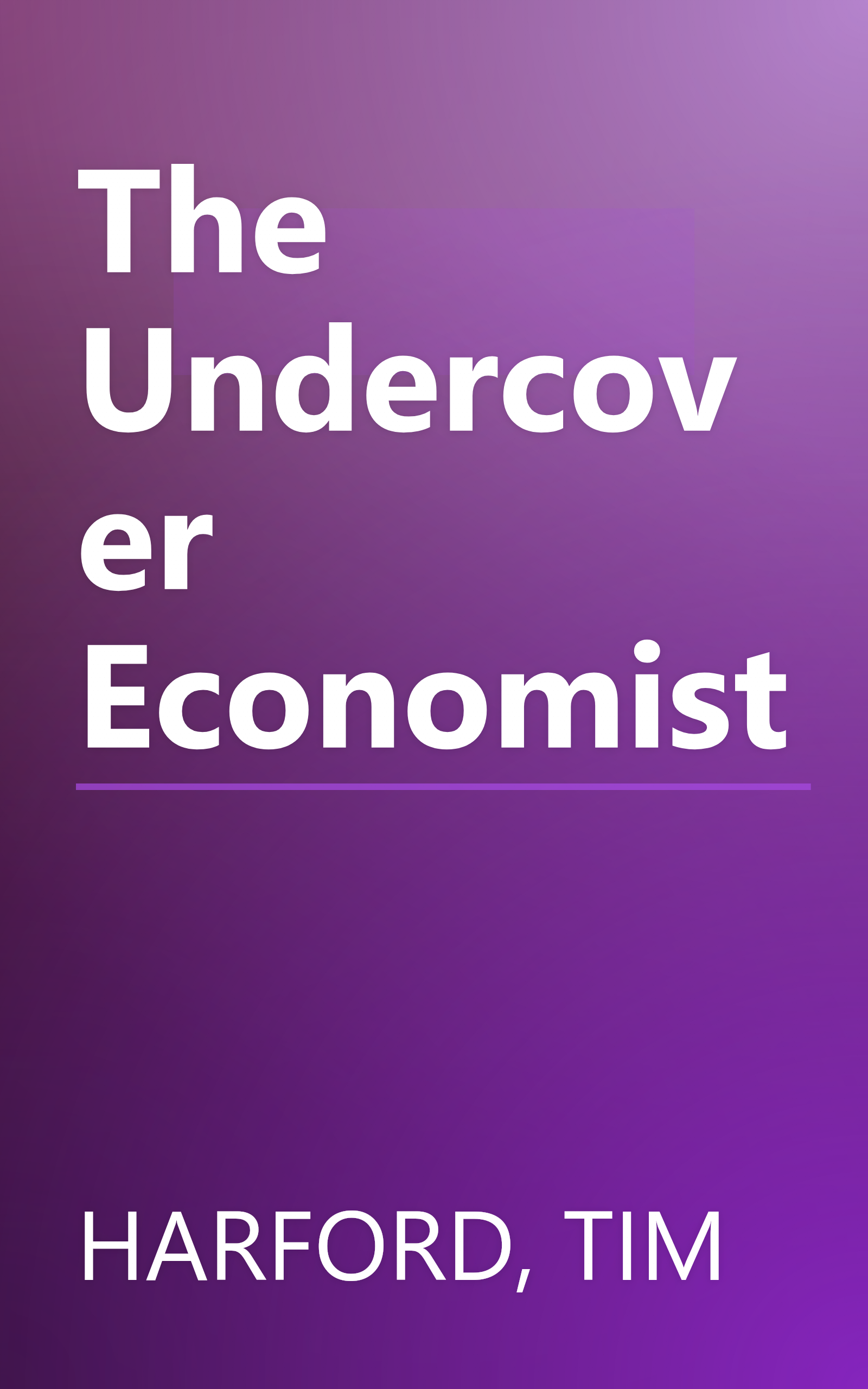 The Undercover Economist book cover