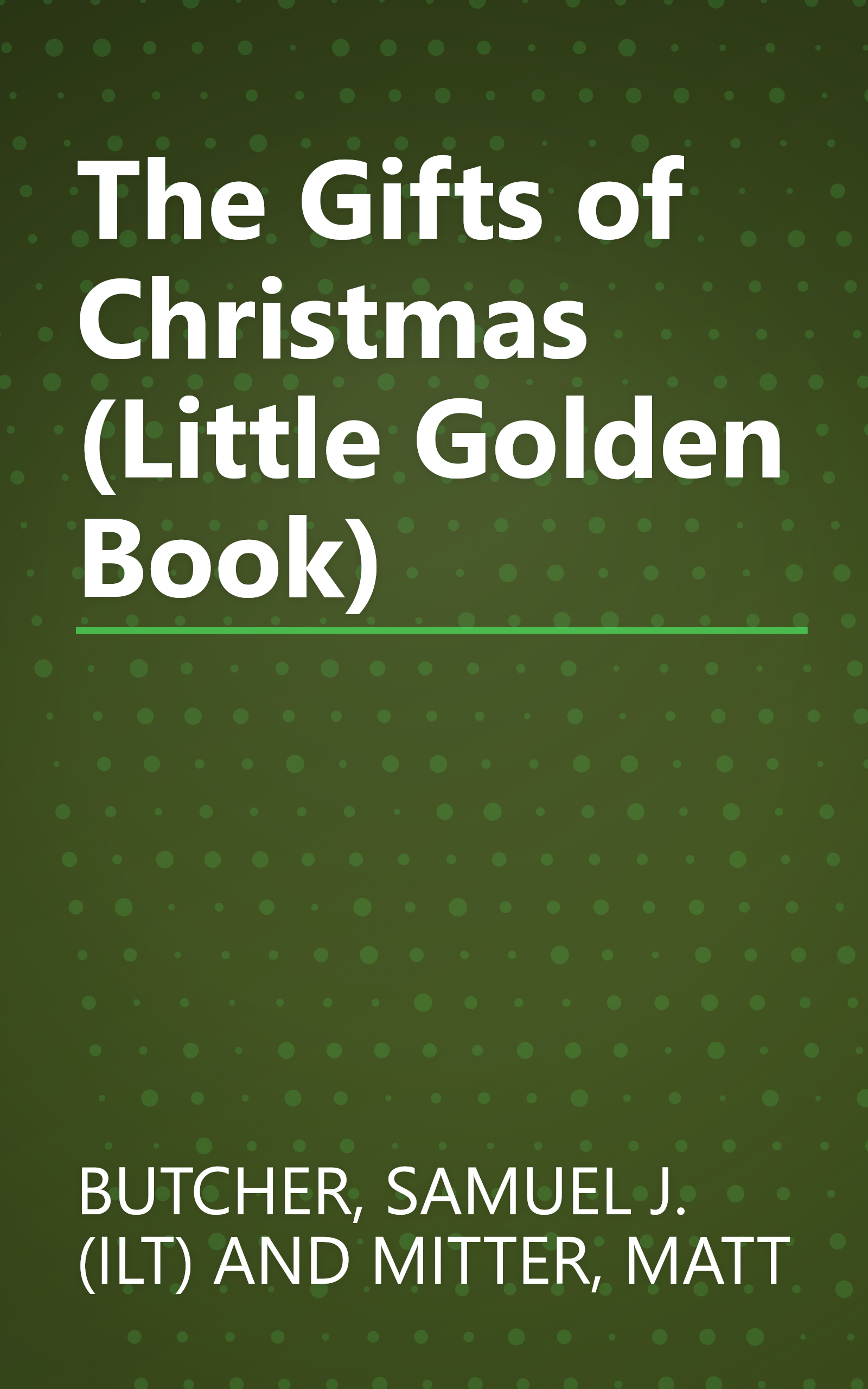 The Gifts of Christmas (Little Golden Book) book cover