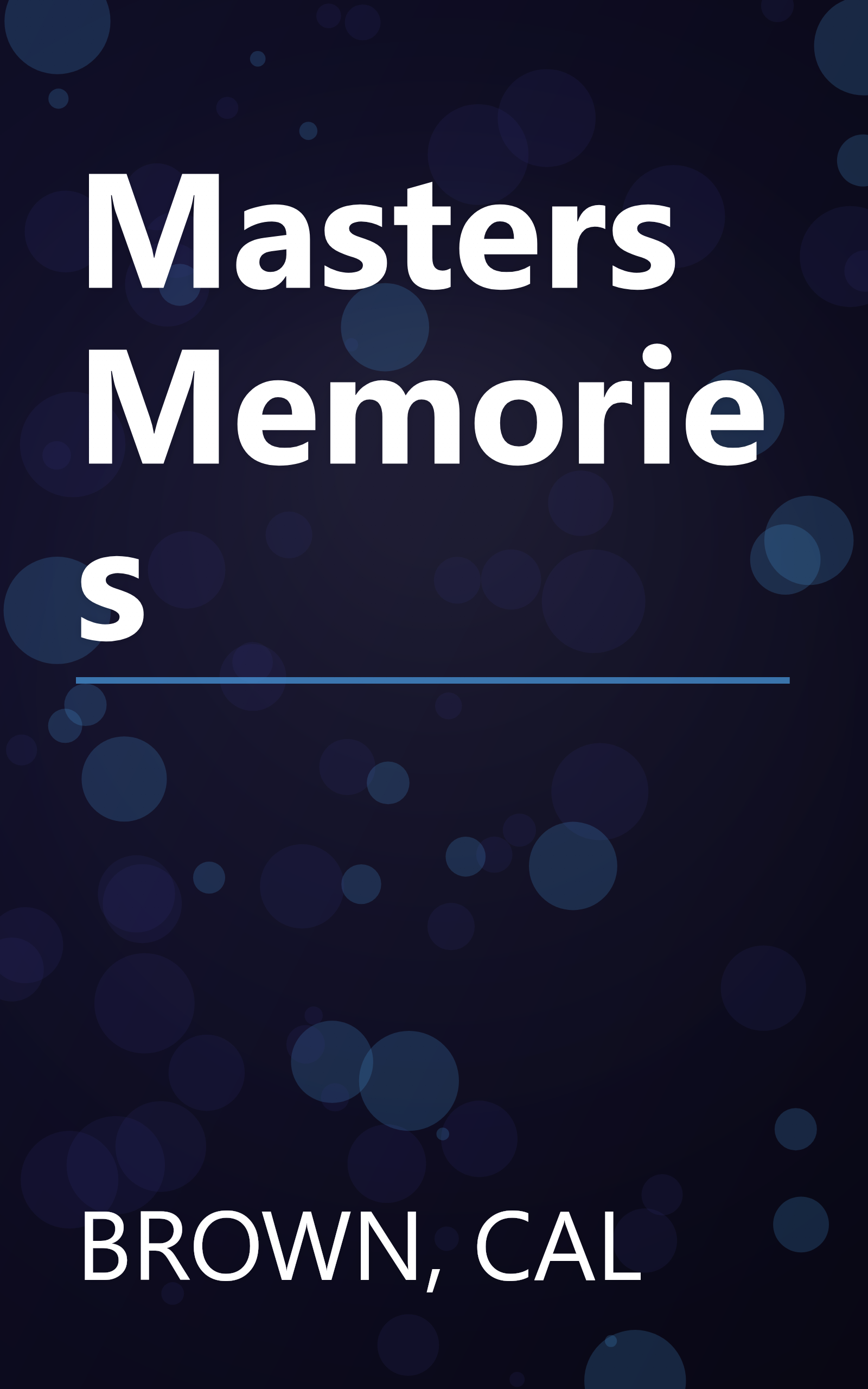 Masters Memories book cover