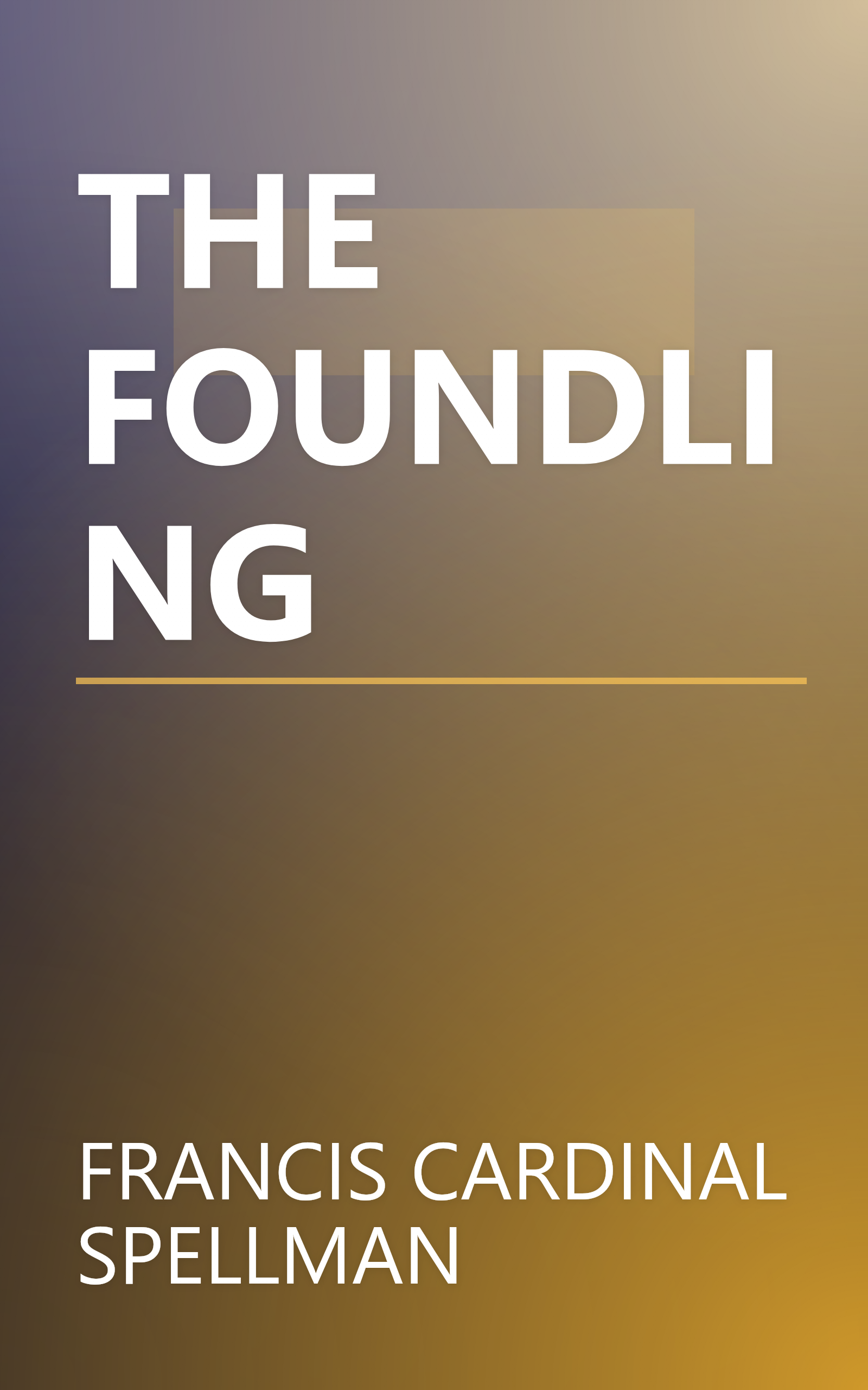 THE FOUNDLING book cover