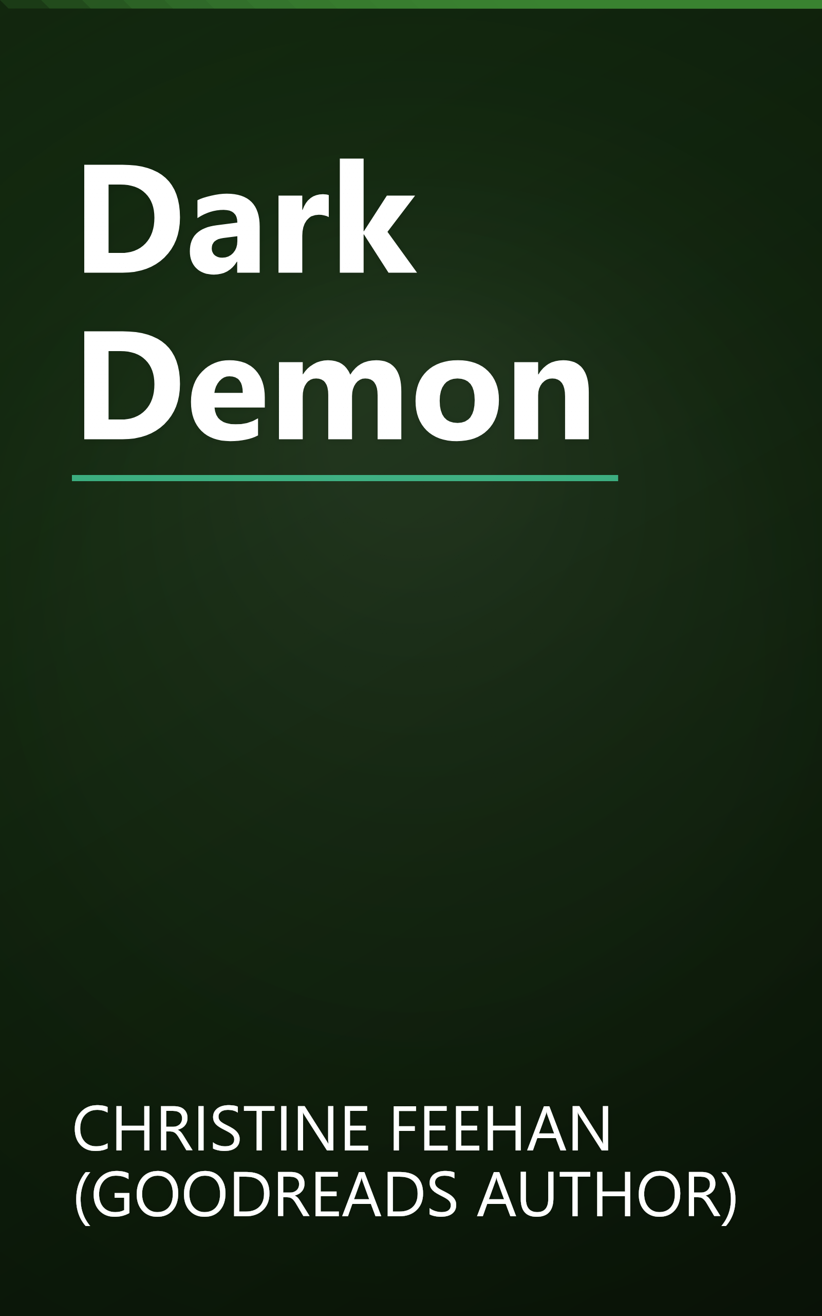 Dark Demon book cover
