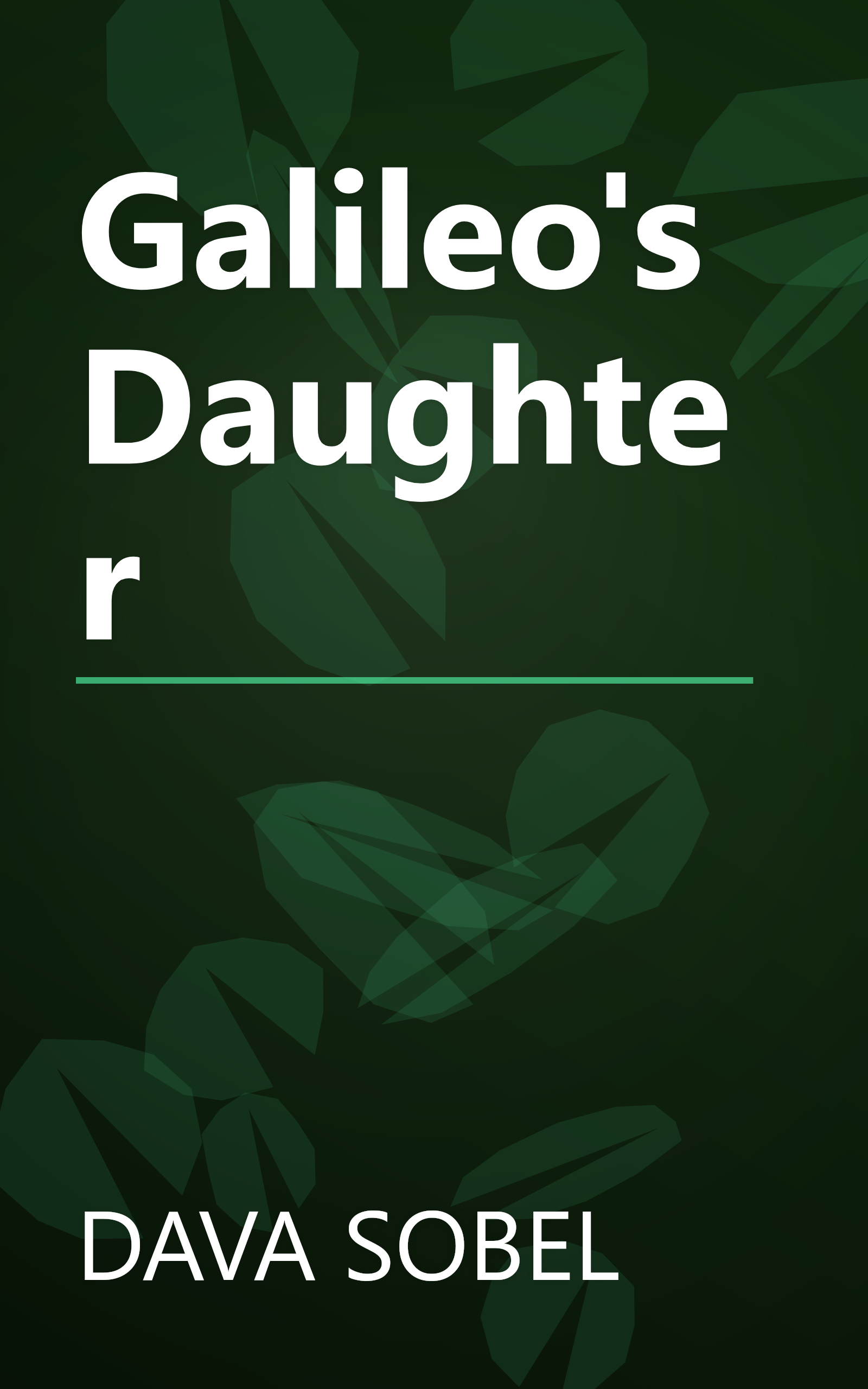 Galileo's Daughter book cover