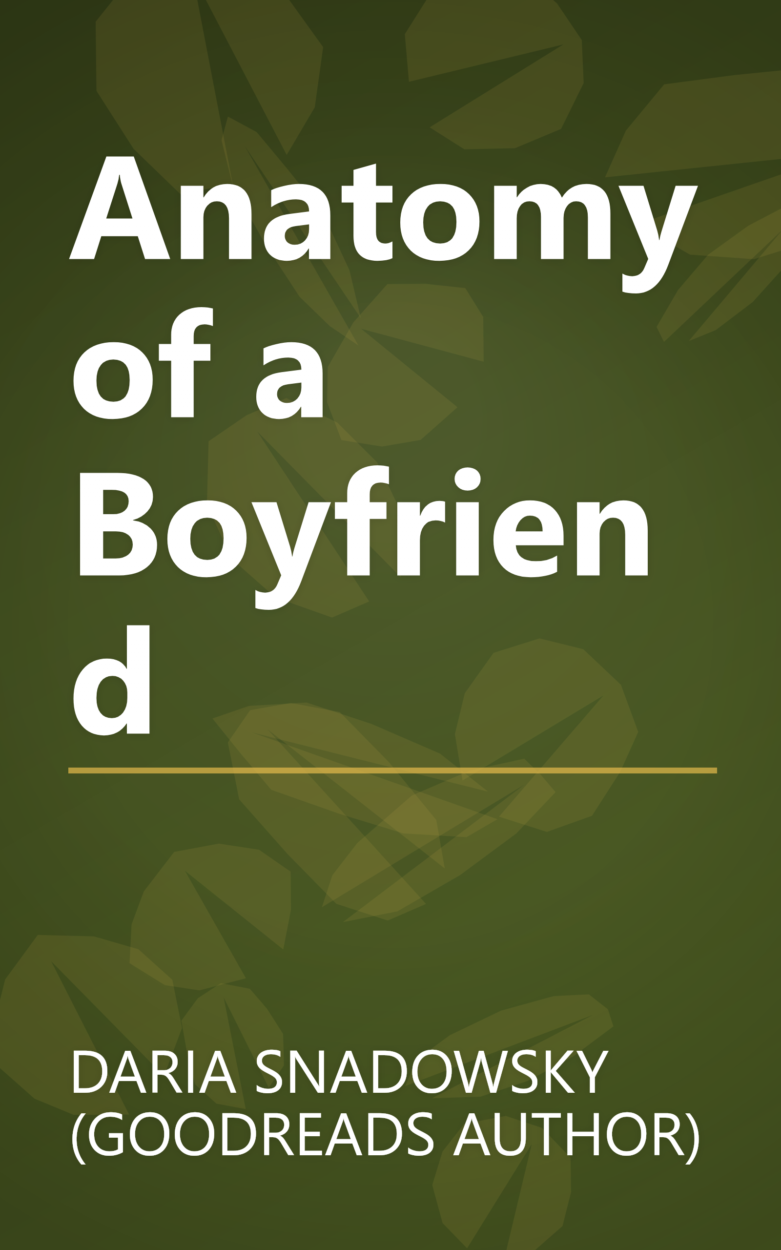 Anatomy of a Boyfriend book cover