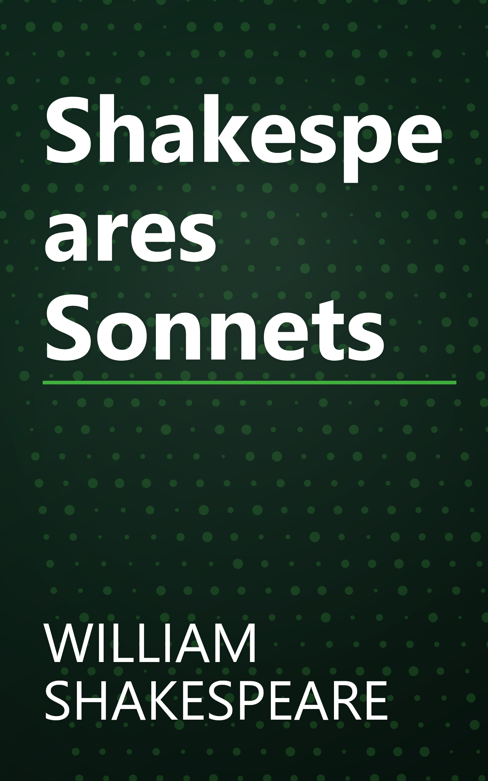 Shakespeares Sonnets book cover