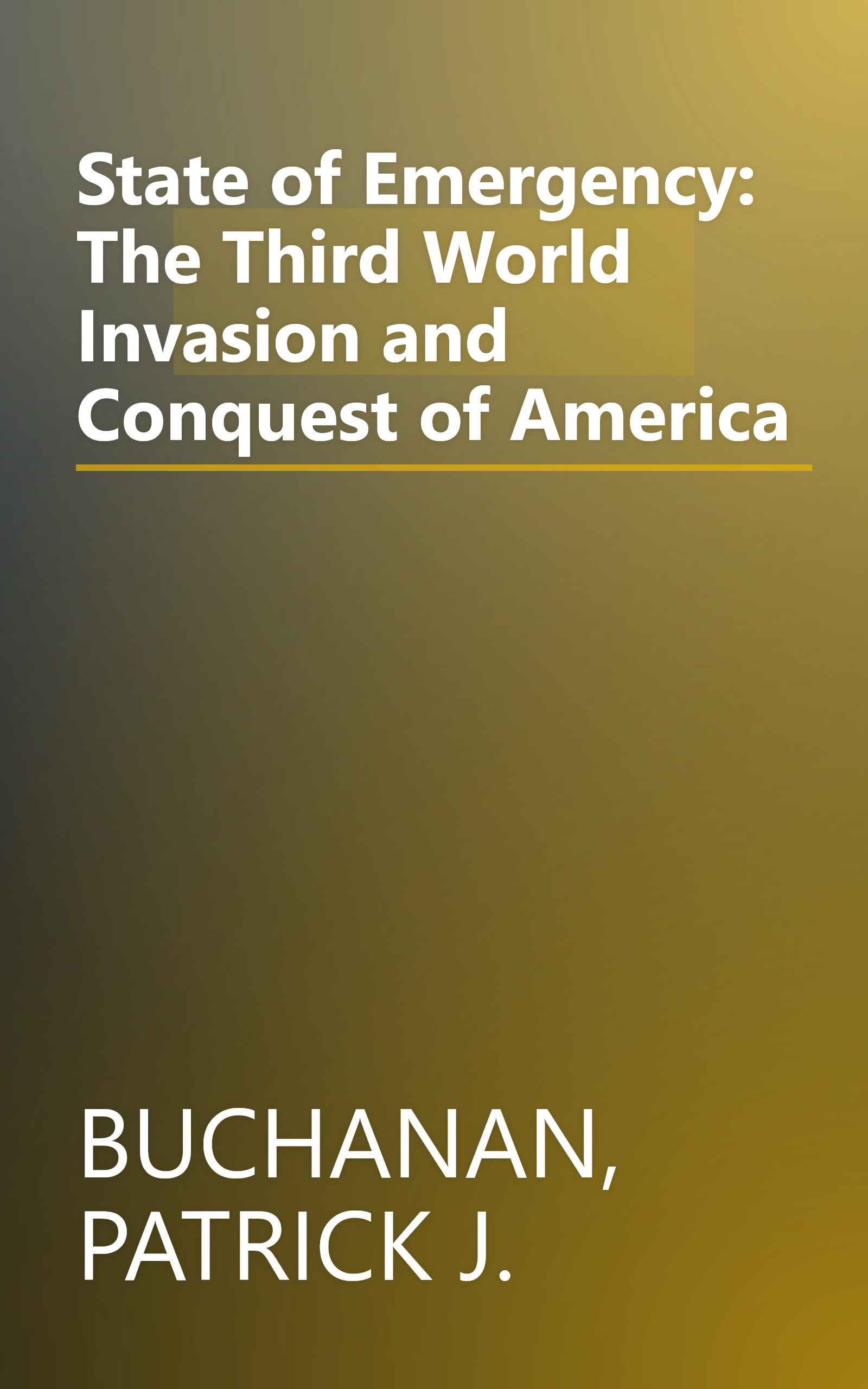State of Emergency: The Third World Invasion and Conquest of America book cover