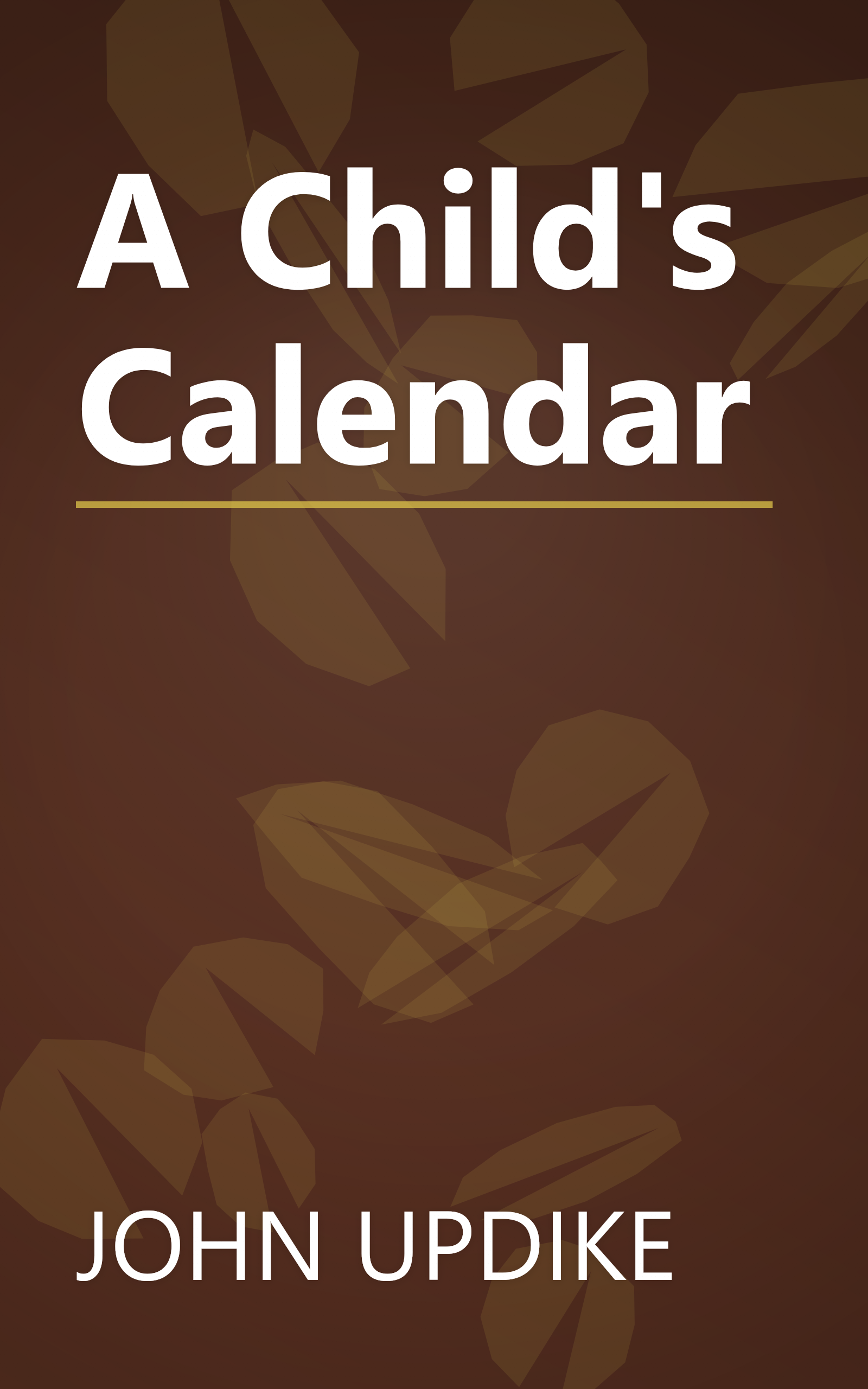 A Child's Calendar book cover