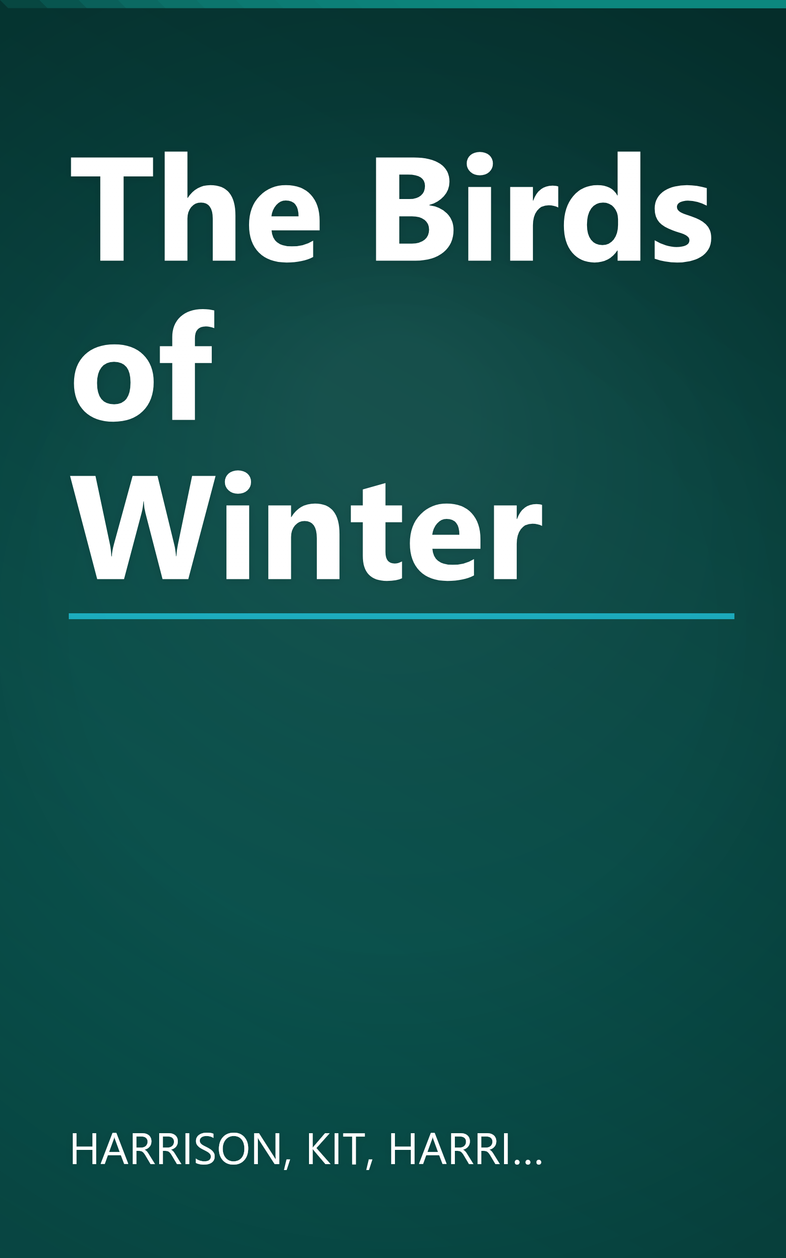 The Birds of Winter book cover
