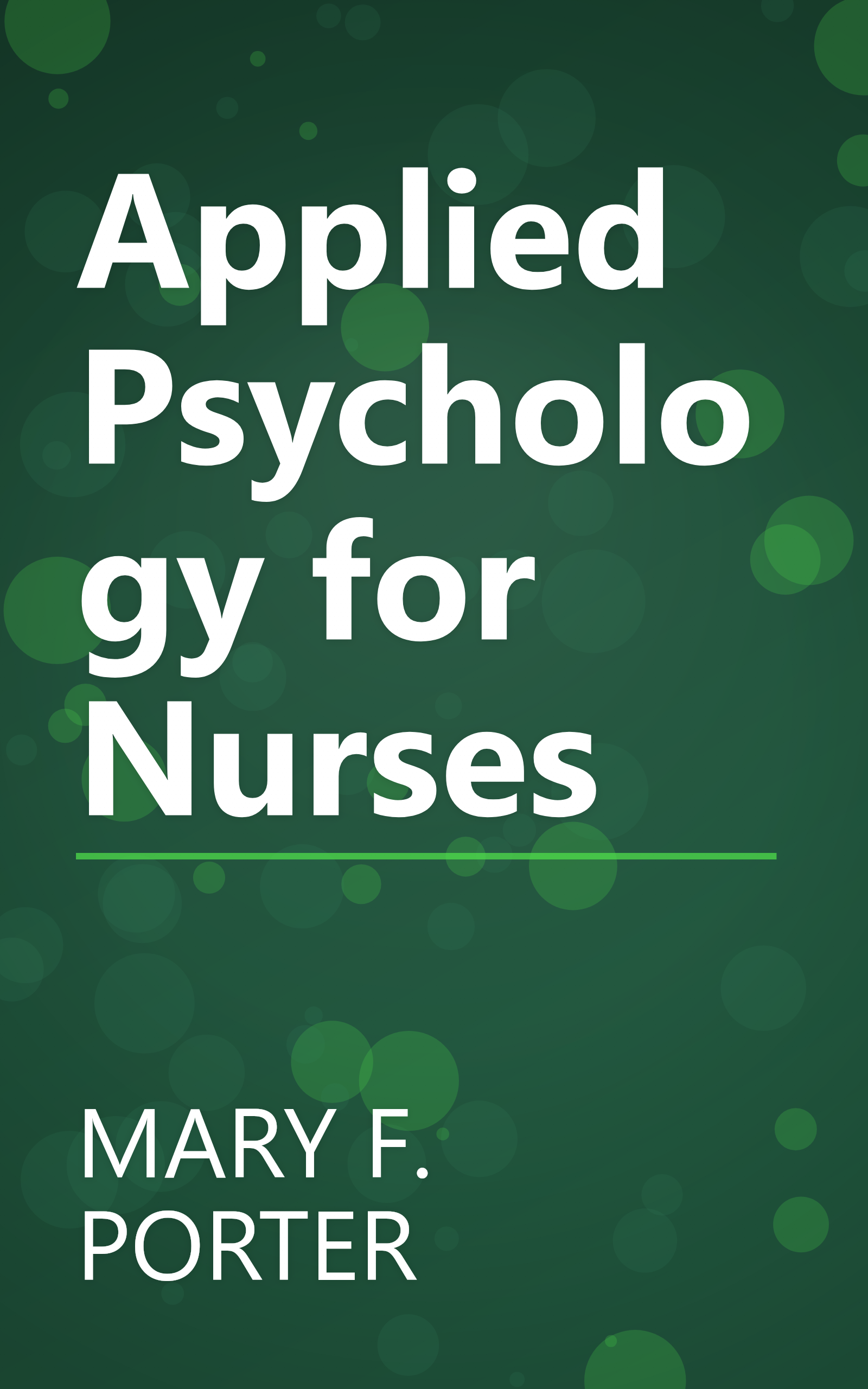 Applied Psychology for Nurses book cover