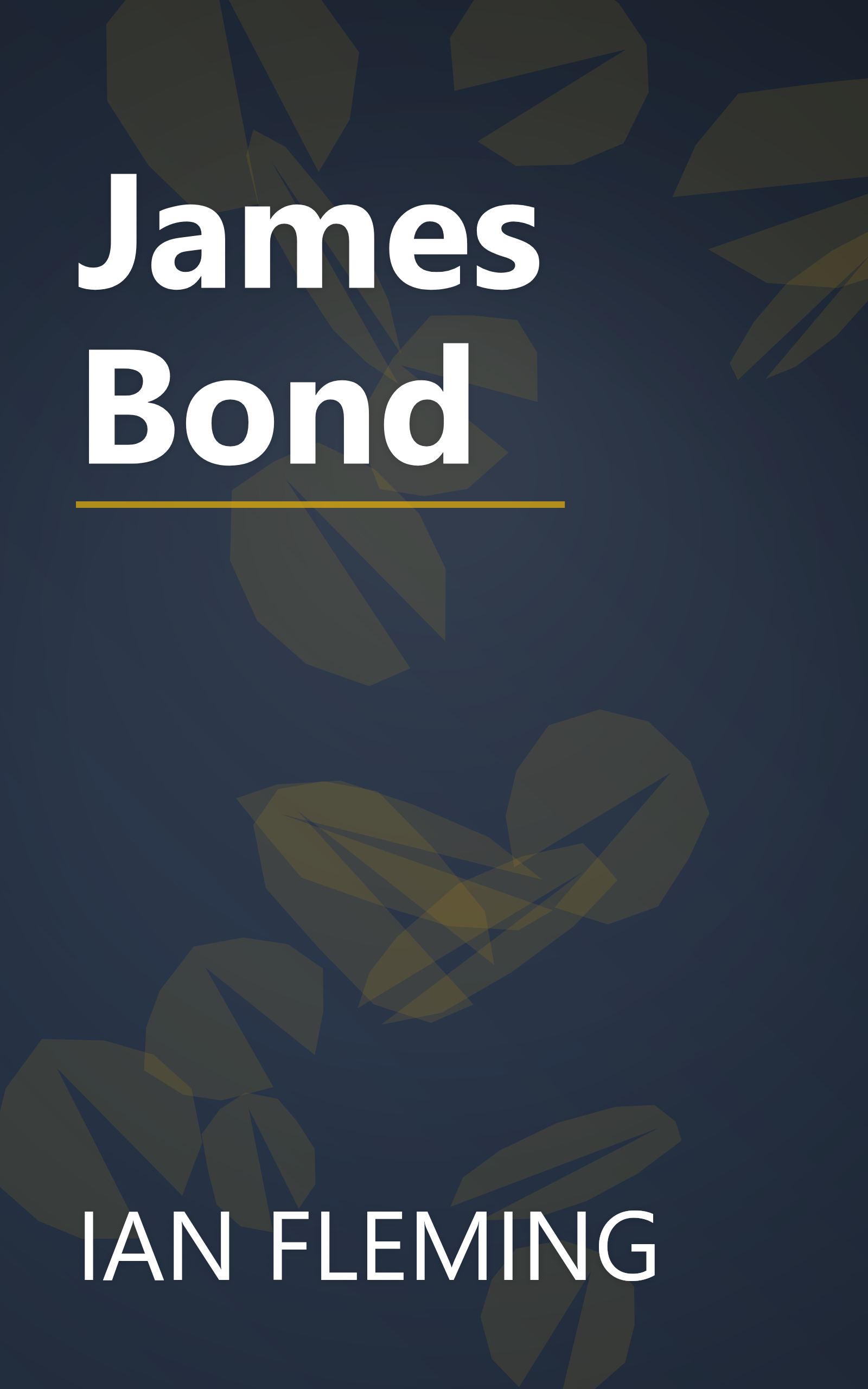 James Bond book cover