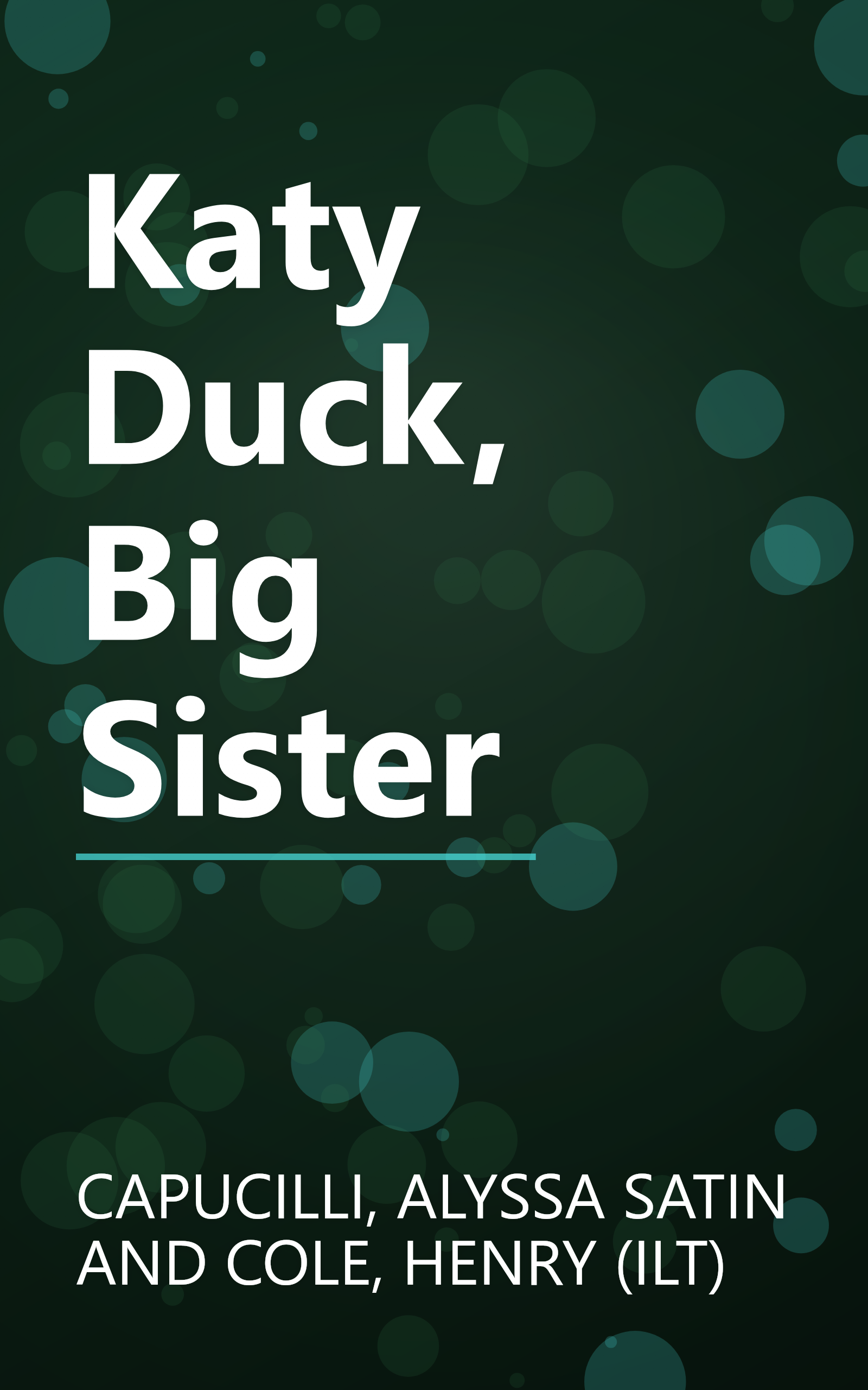 Katy Duck, Big Sister book cover