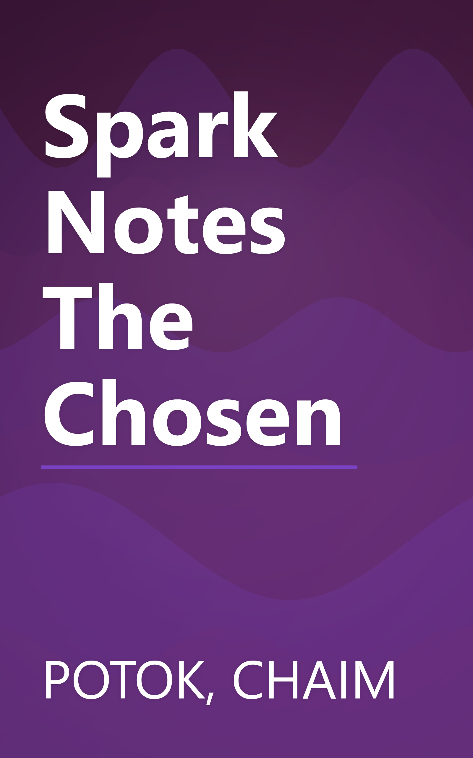 Spark Notes The Chosen book cover