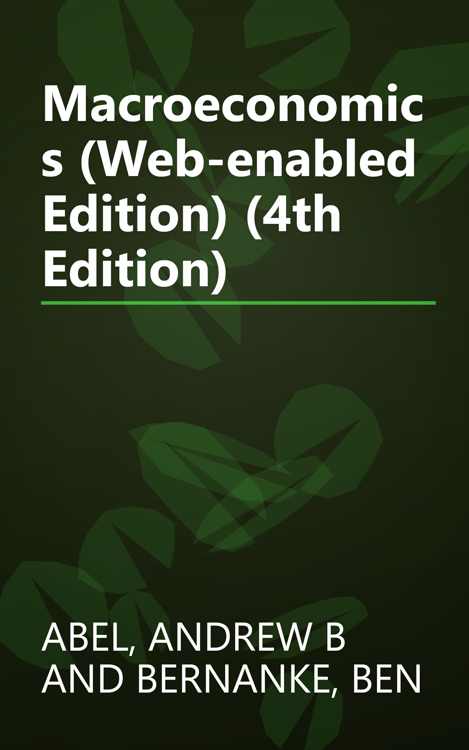 Macroeconomics (Web-enabled Edition) (4th Edition) book cover