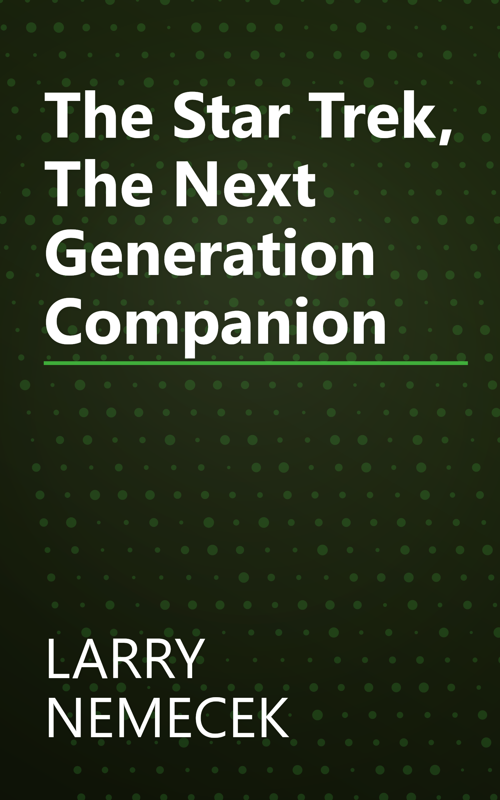 The Star Trek, The Next Generation Companion book cover