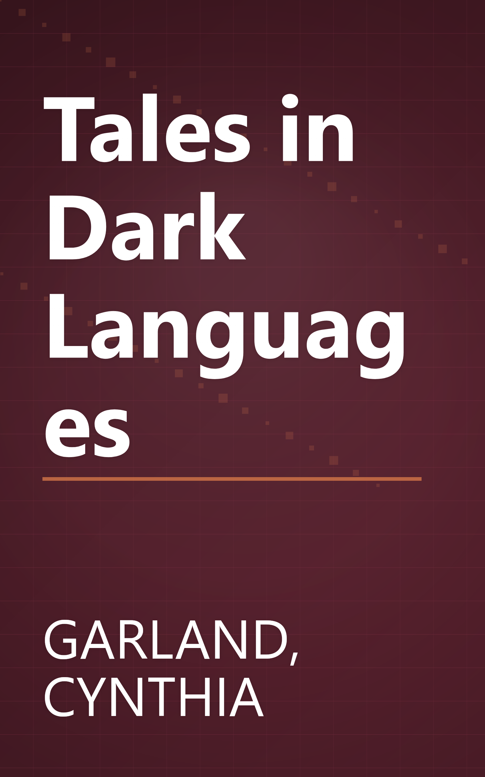 Tales in Dark Languages book cover