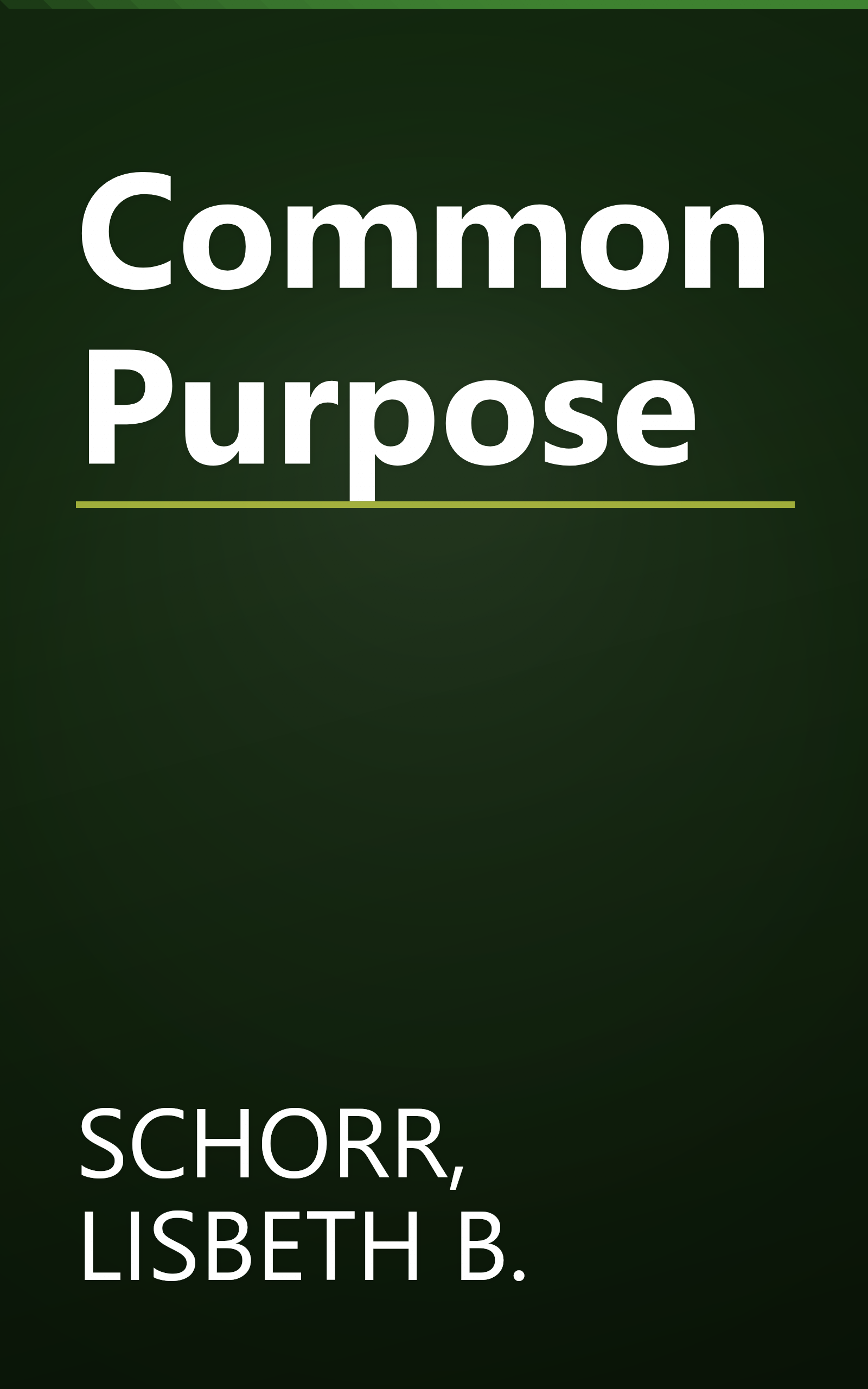 Common Purpose book cover