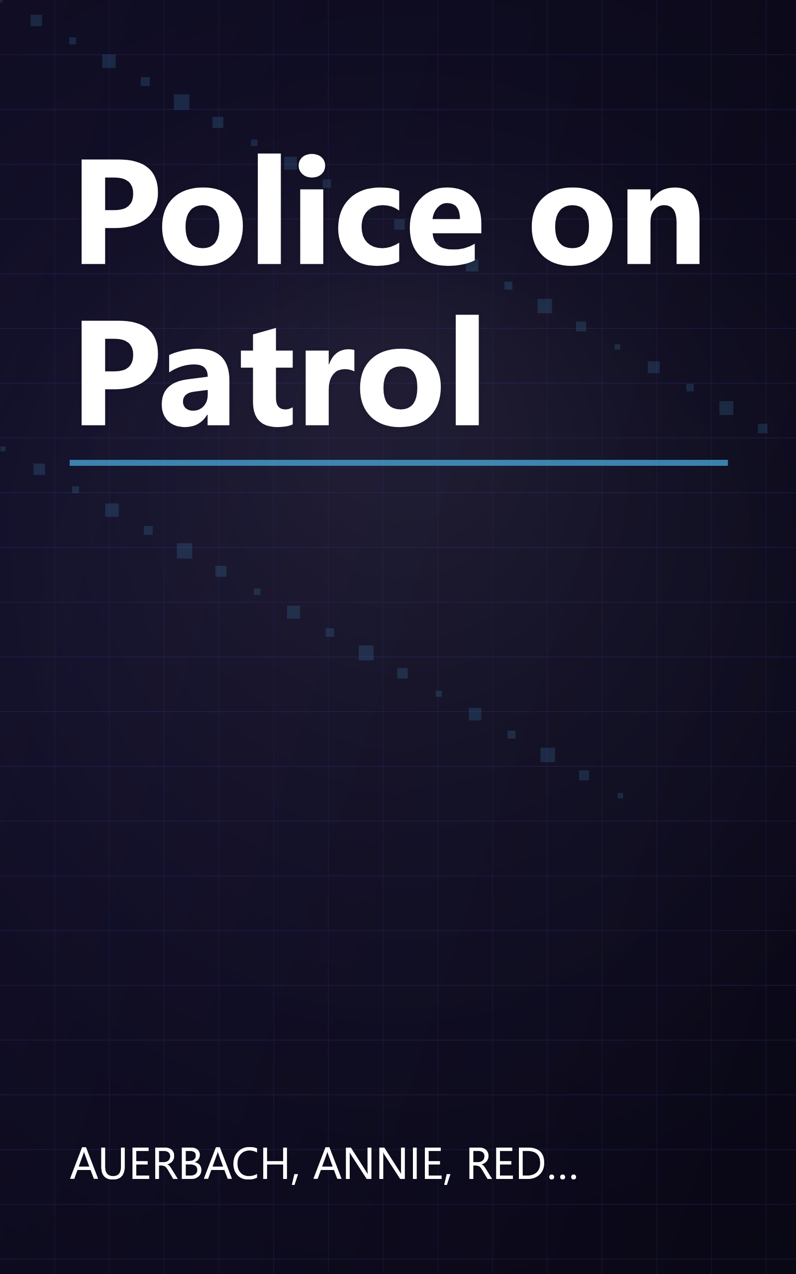 Police on Patrol book cover