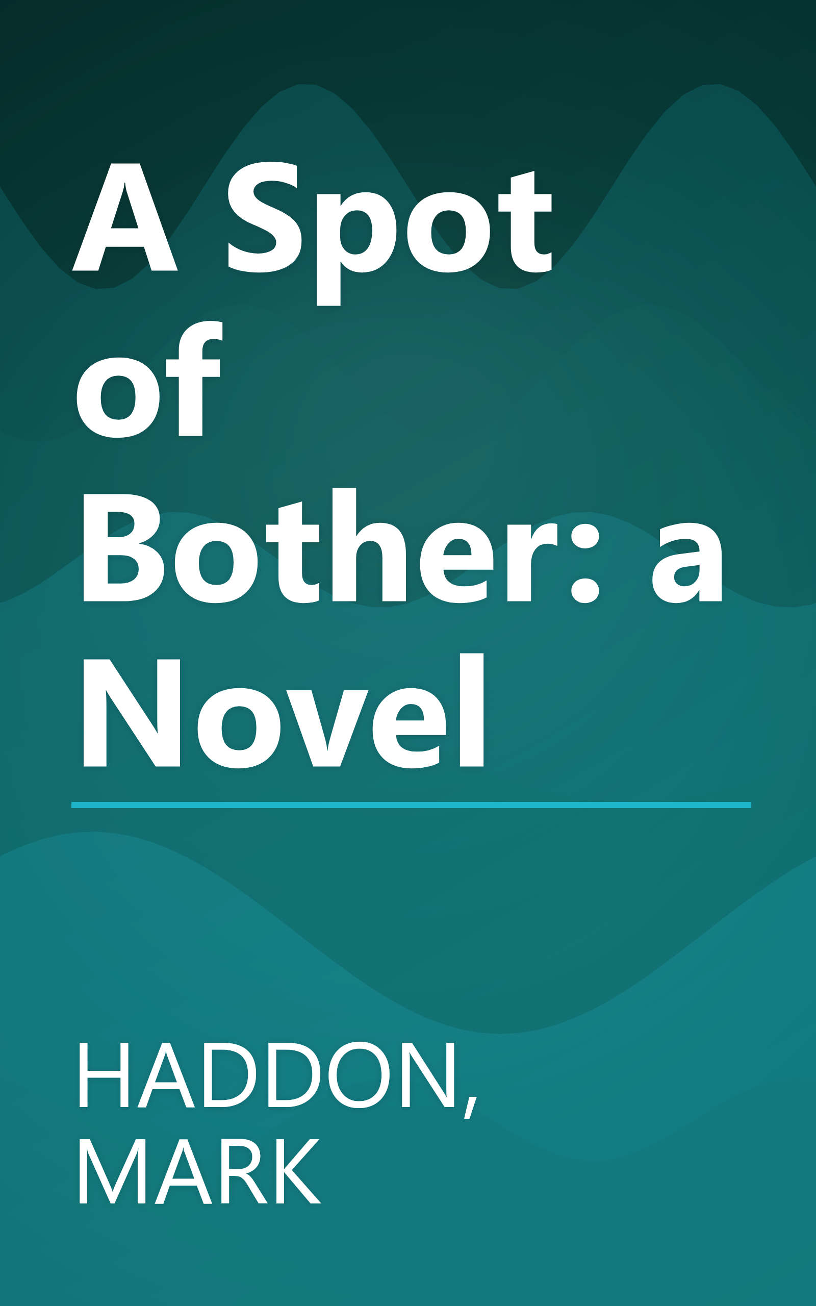 A Spot of Bother: a Novel book cover