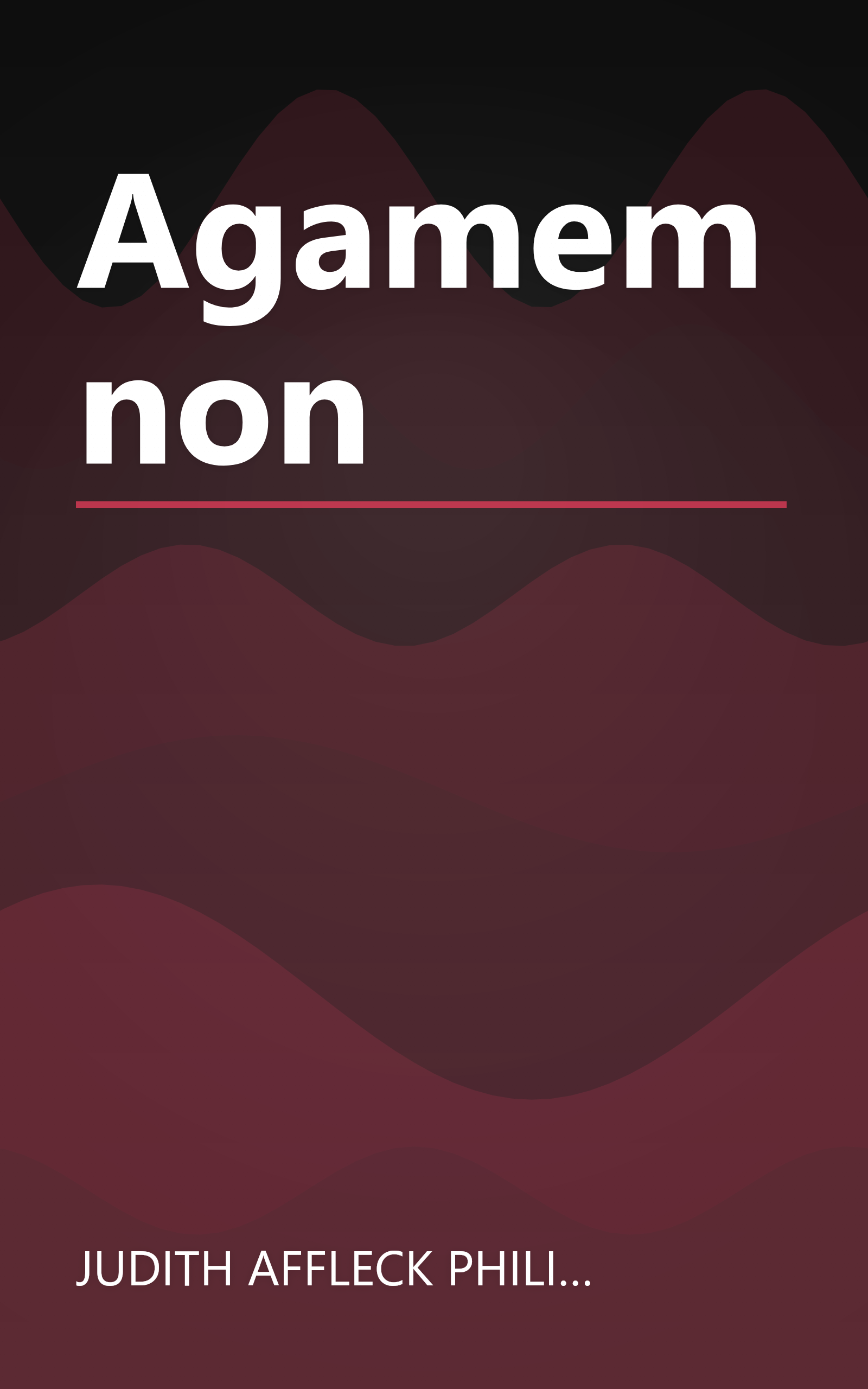 Agamemnon book cover