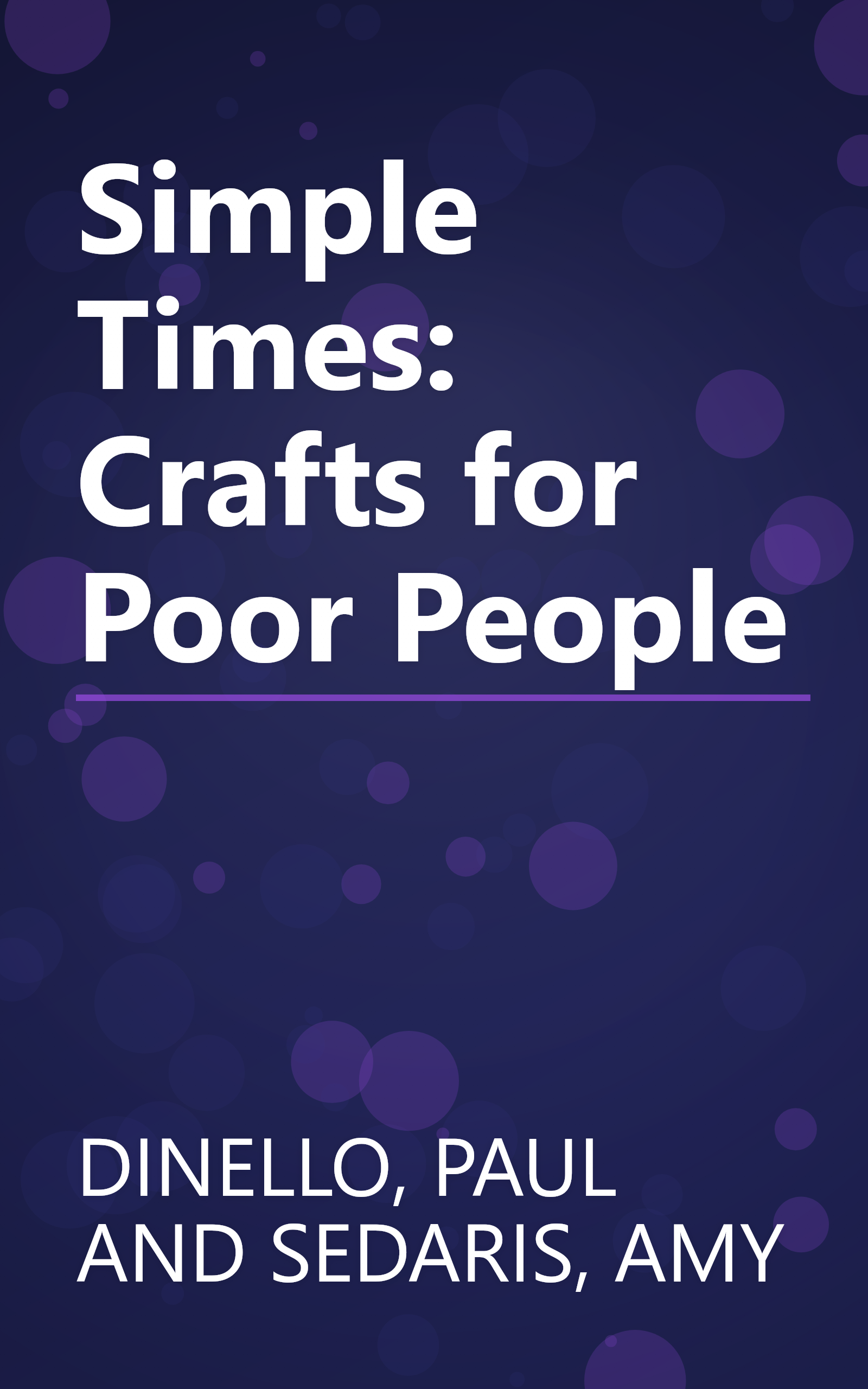 Simple Times: Crafts for Poor People book cover