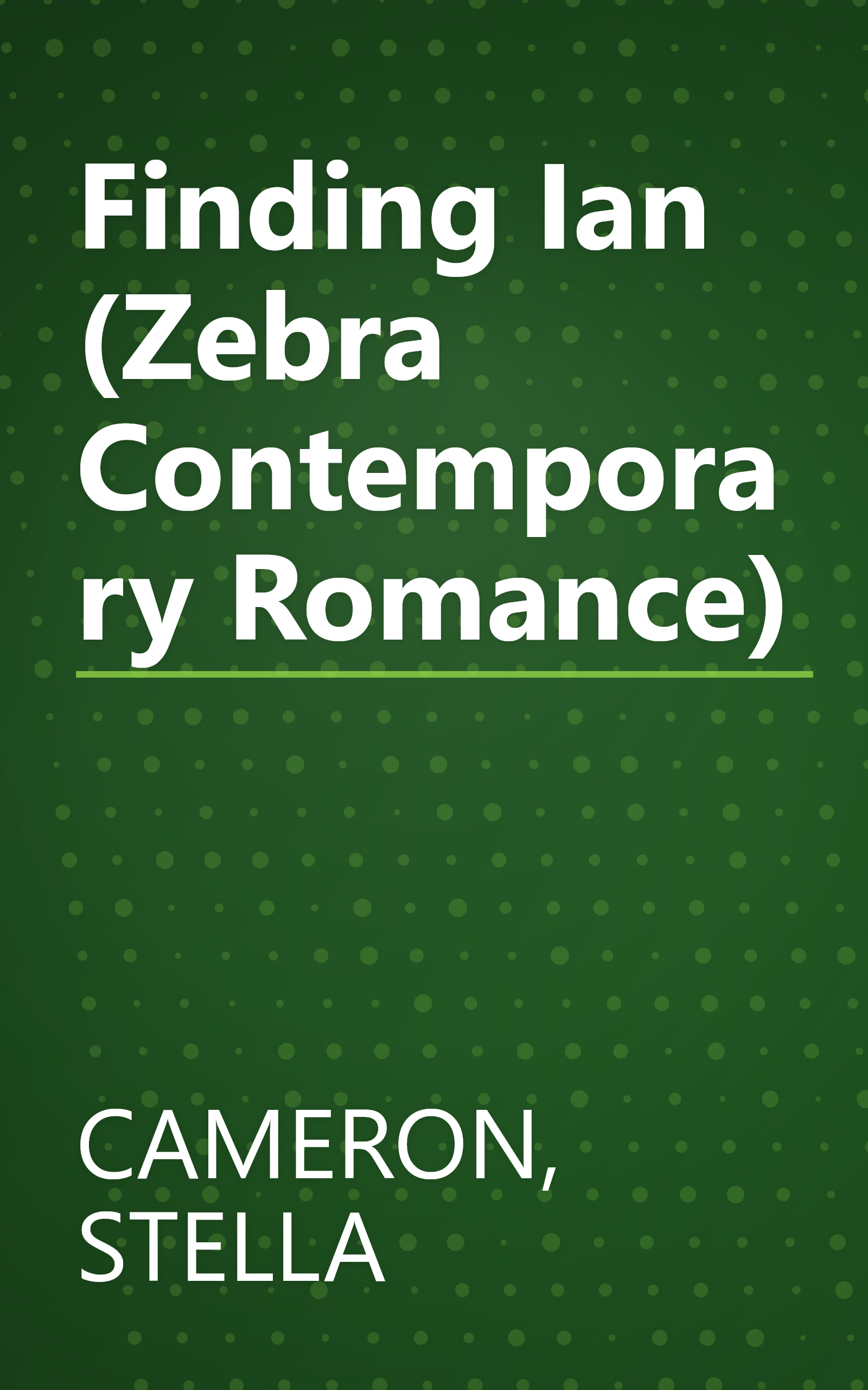 Finding Ian (Zebra Contemporary Romance) book cover