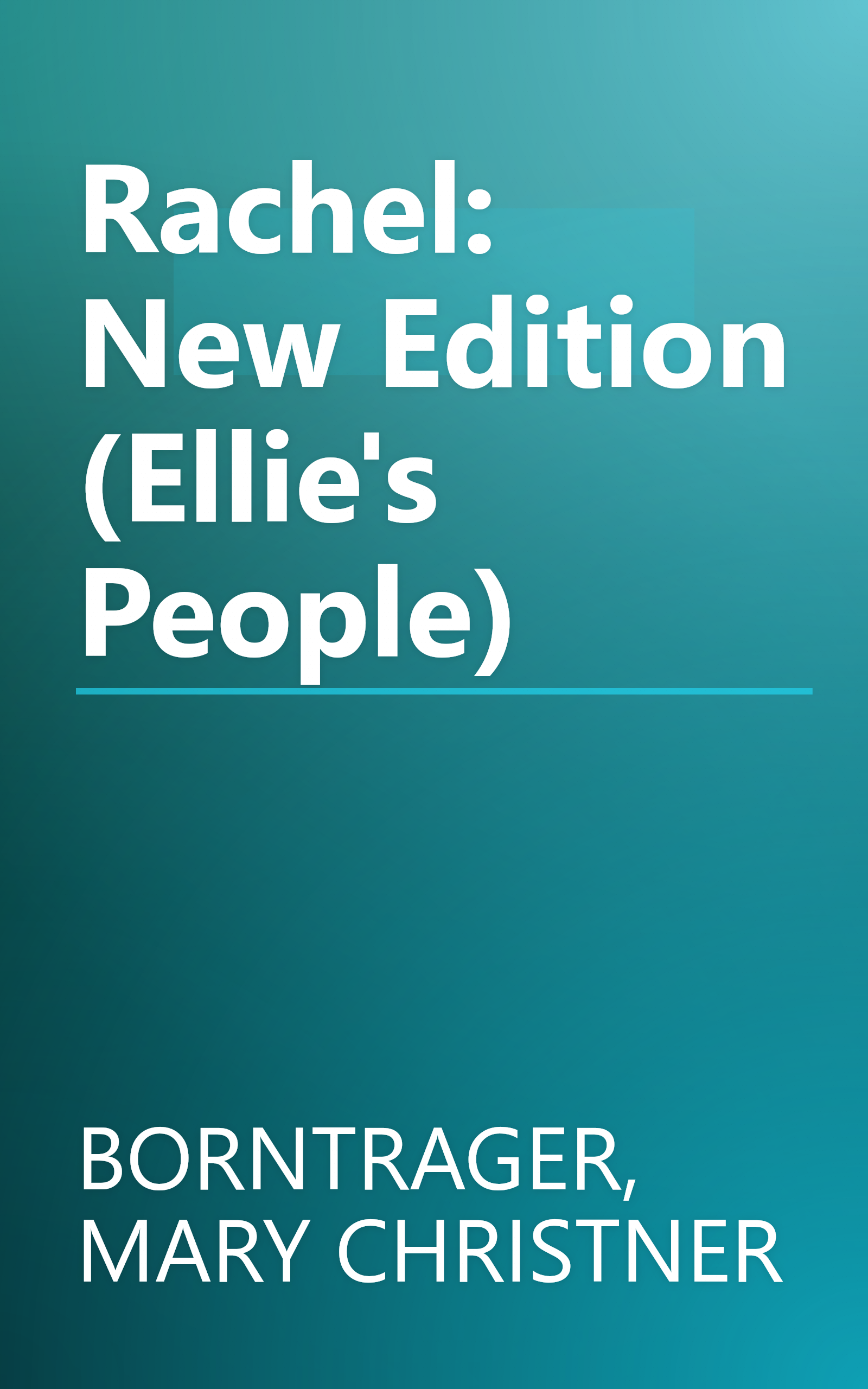 Rachel: New Edition (Ellie's People) book cover