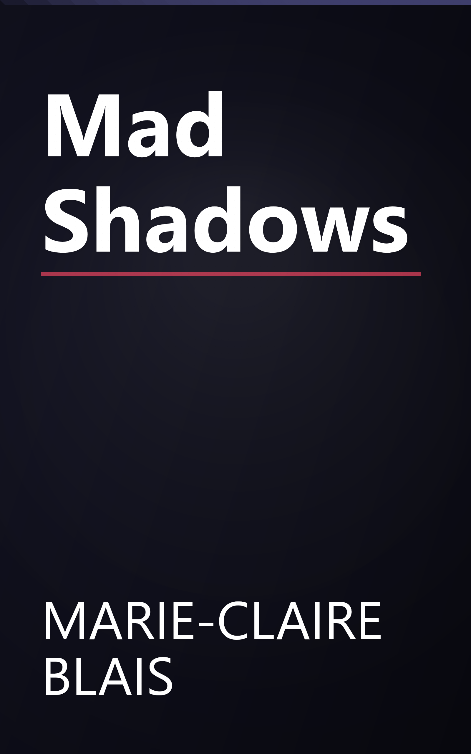 Mad Shadows book cover