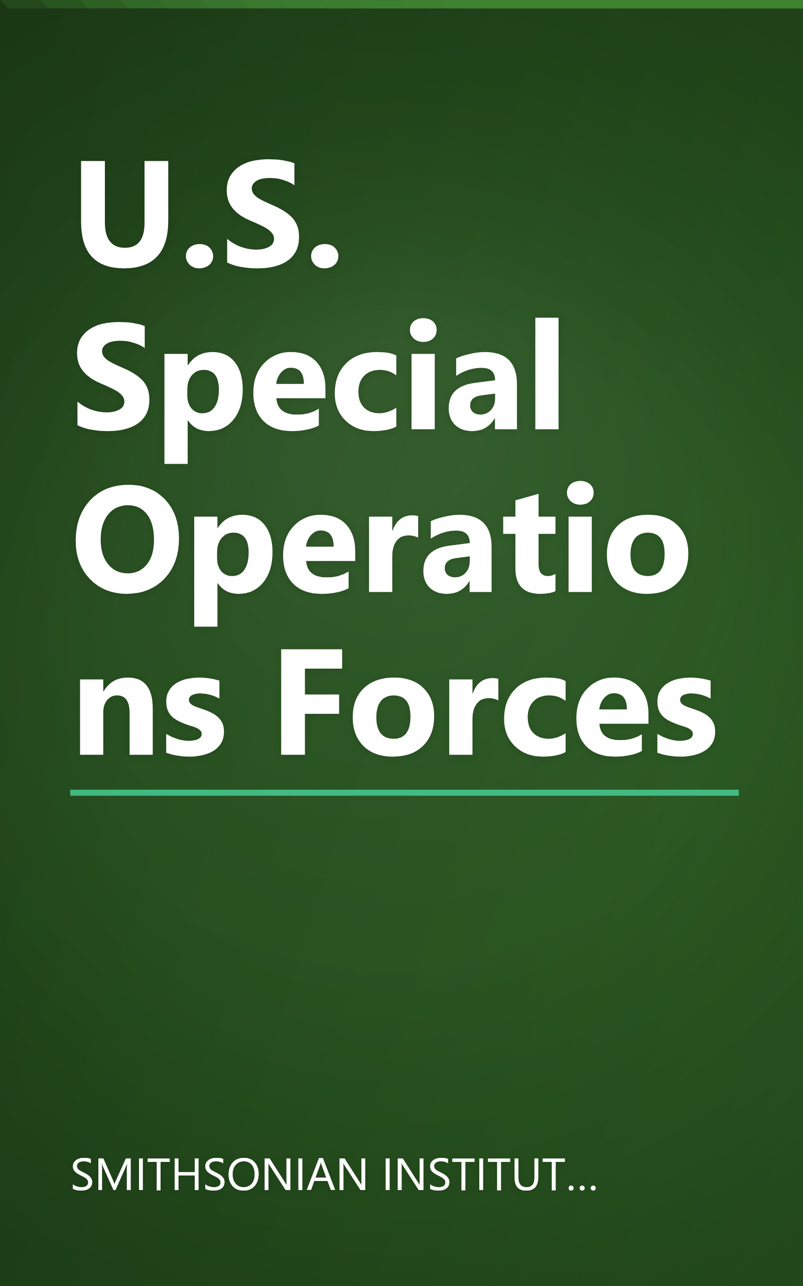 U.S. Special Operations Forces book cover