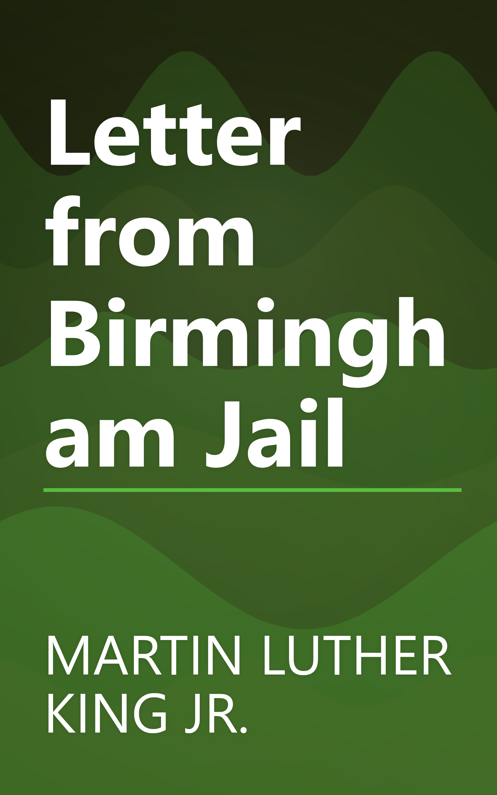Letter from Birmingham Jail book cover
