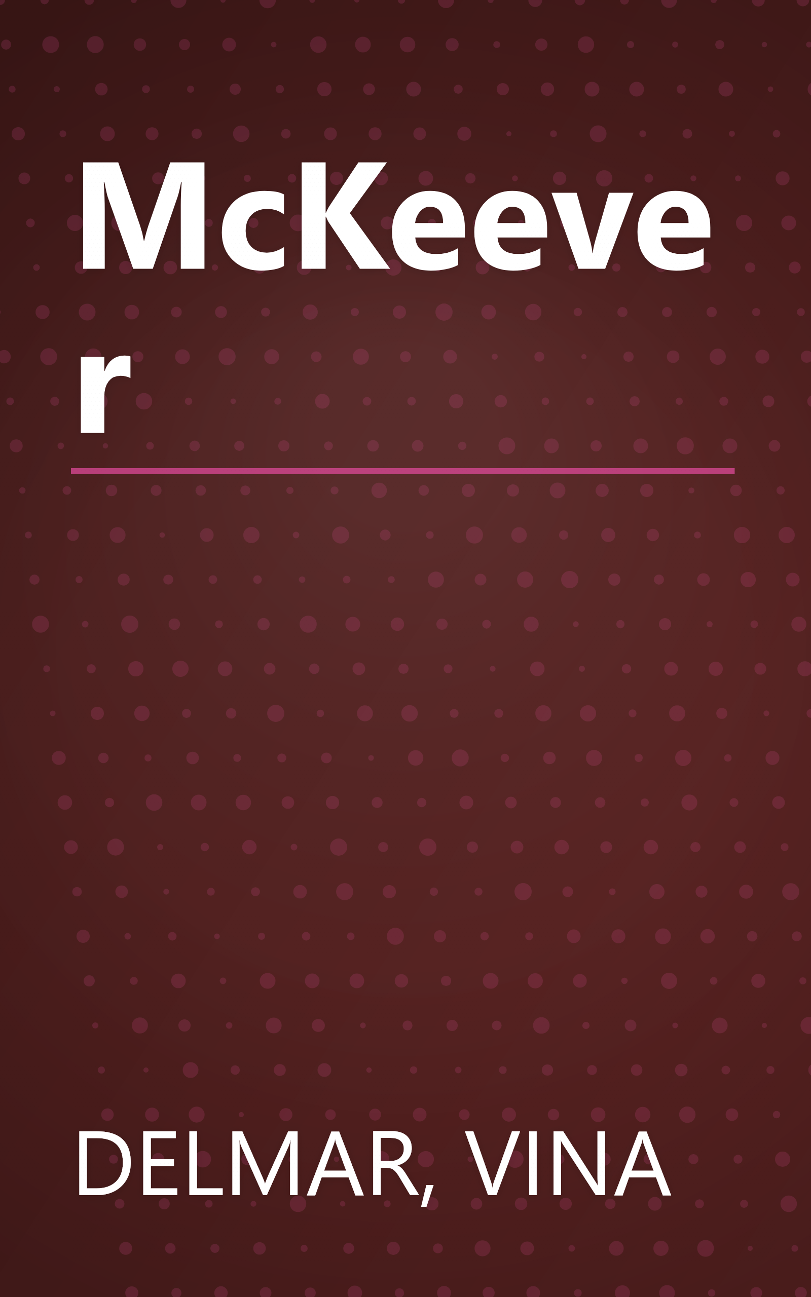 McKeever book cover