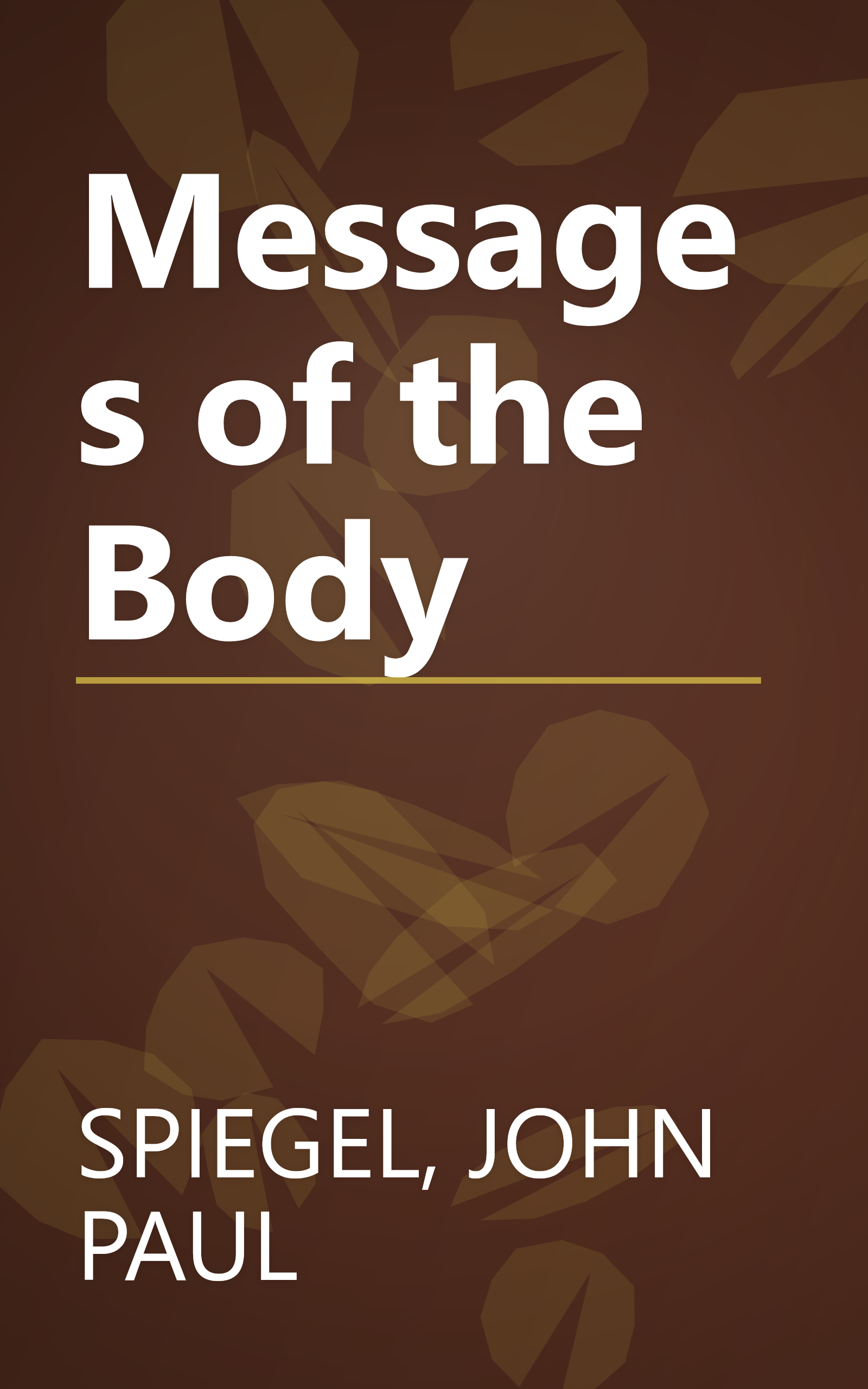 Messages of the Body book cover