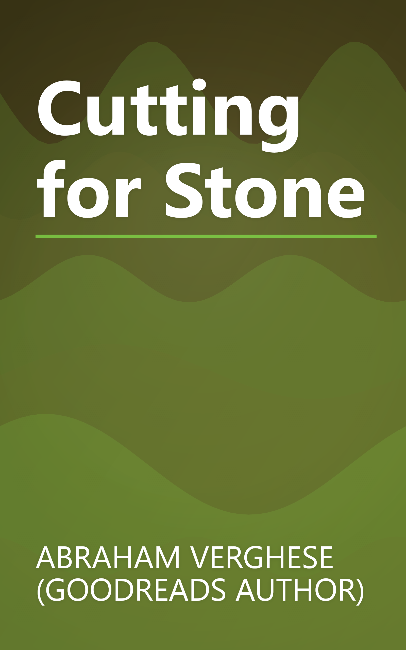 Cutting for Stone book cover