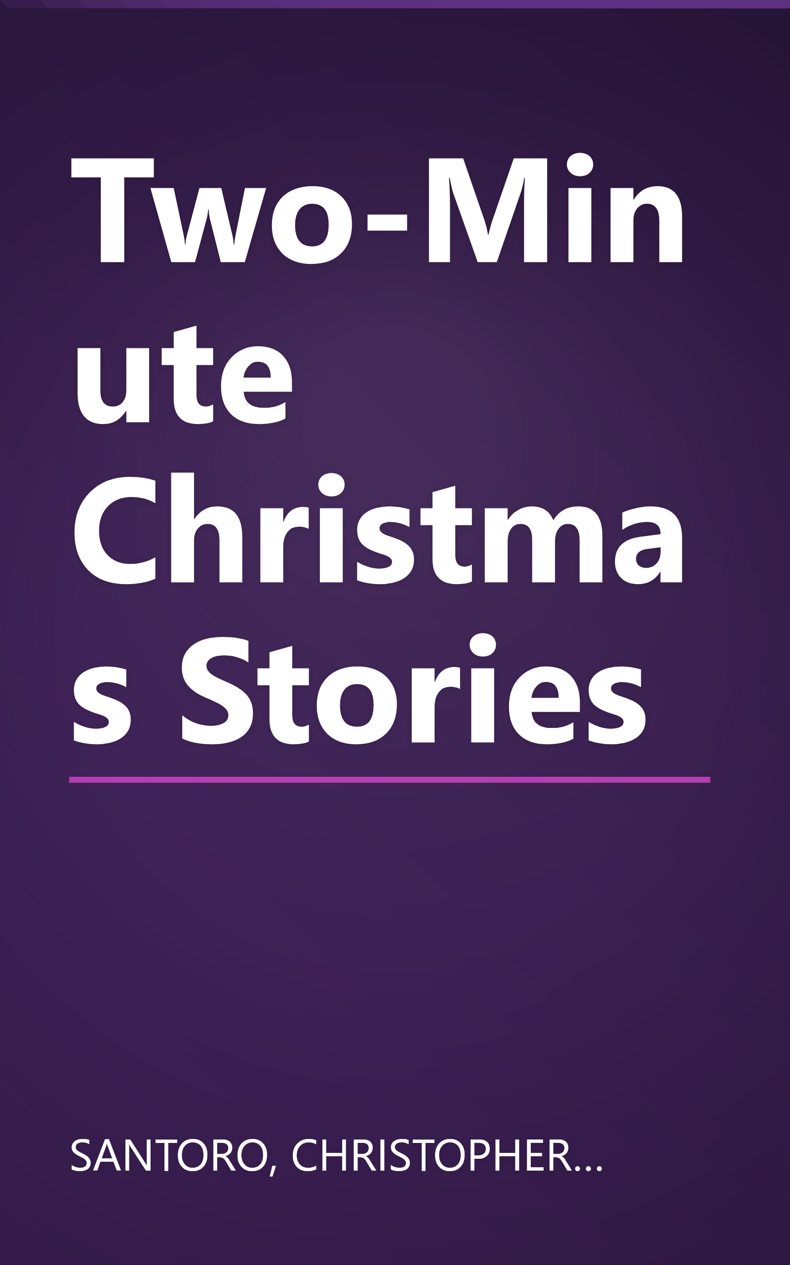 Two-Minute Christmas Stories book cover