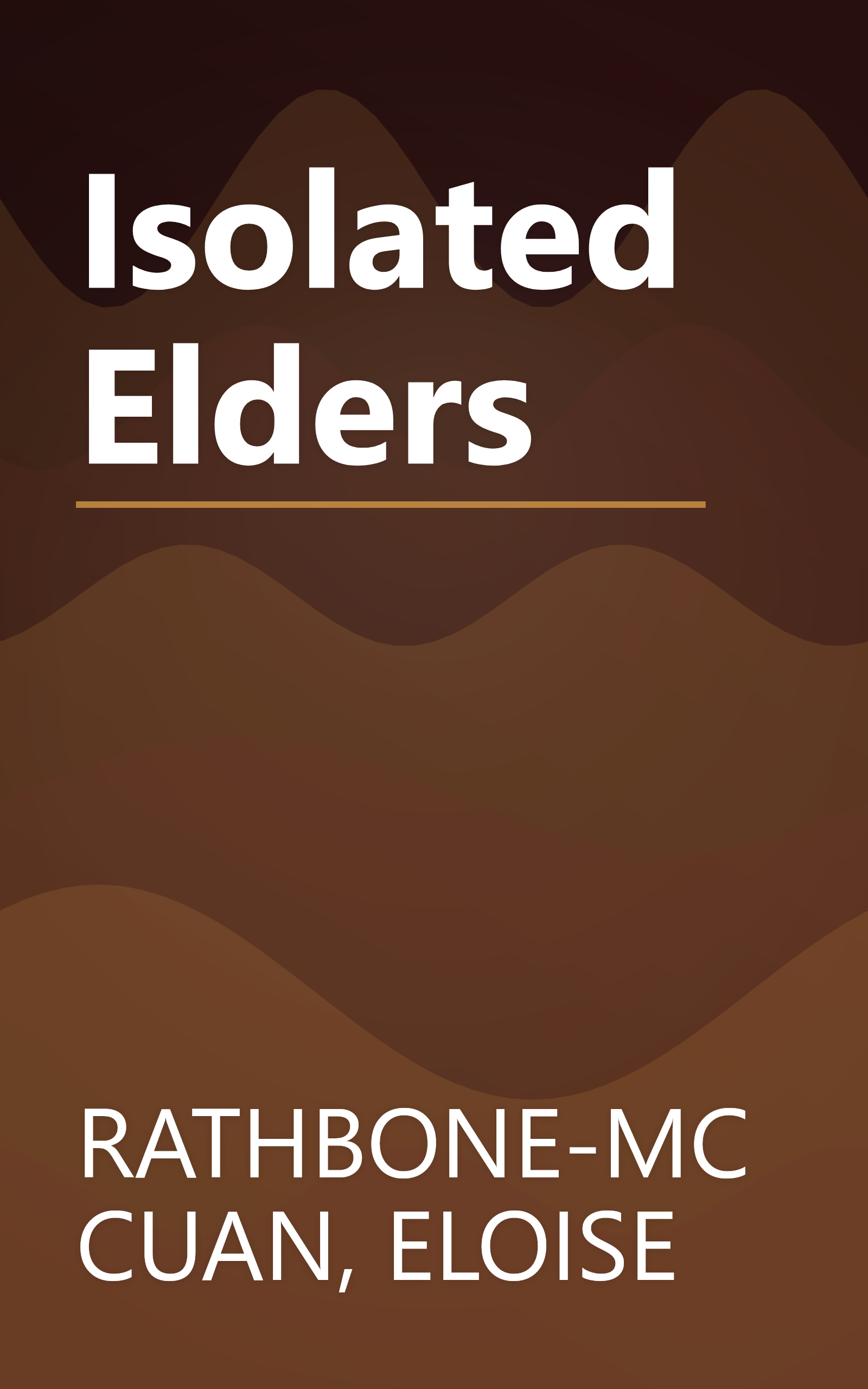 Isolated Elders book cover