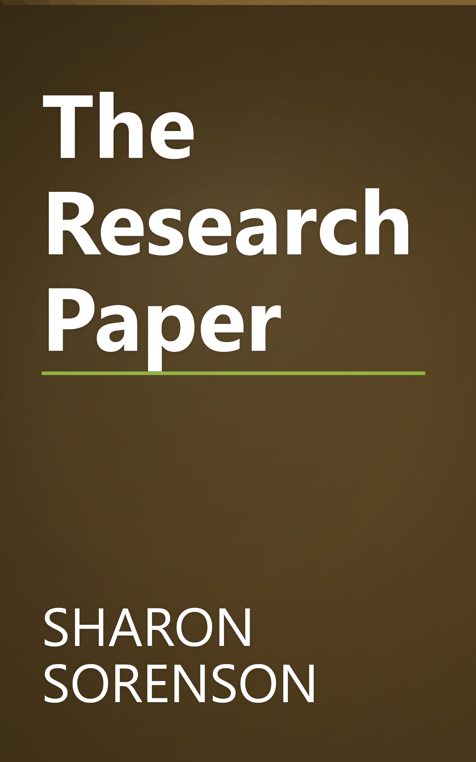 The Research Paper book cover