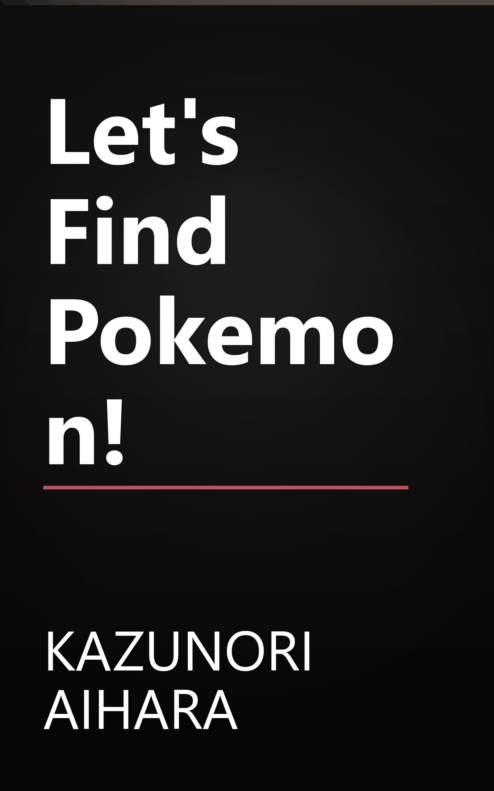 Let's Find Pokemon! book cover