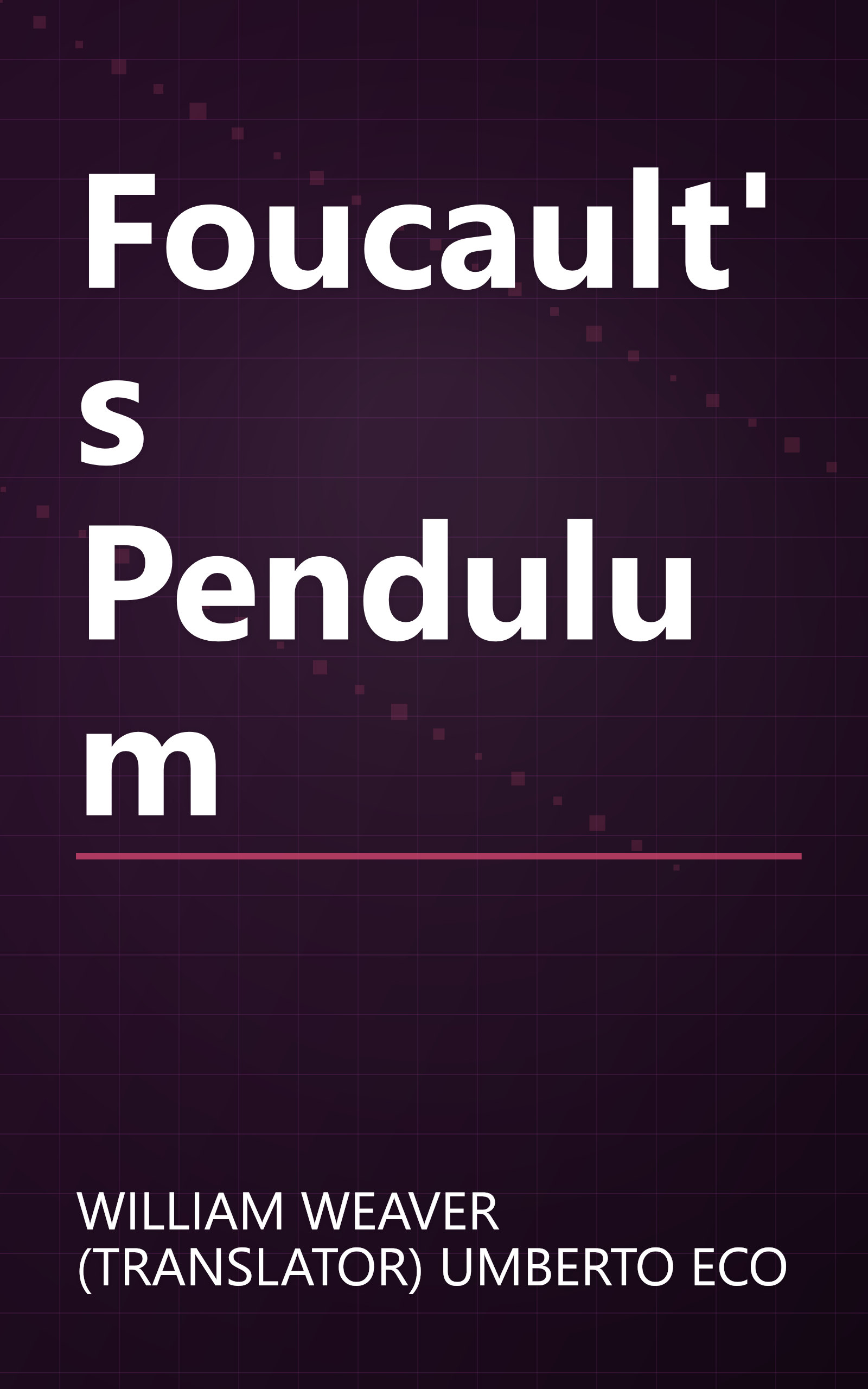 Foucault's Pendulum book cover